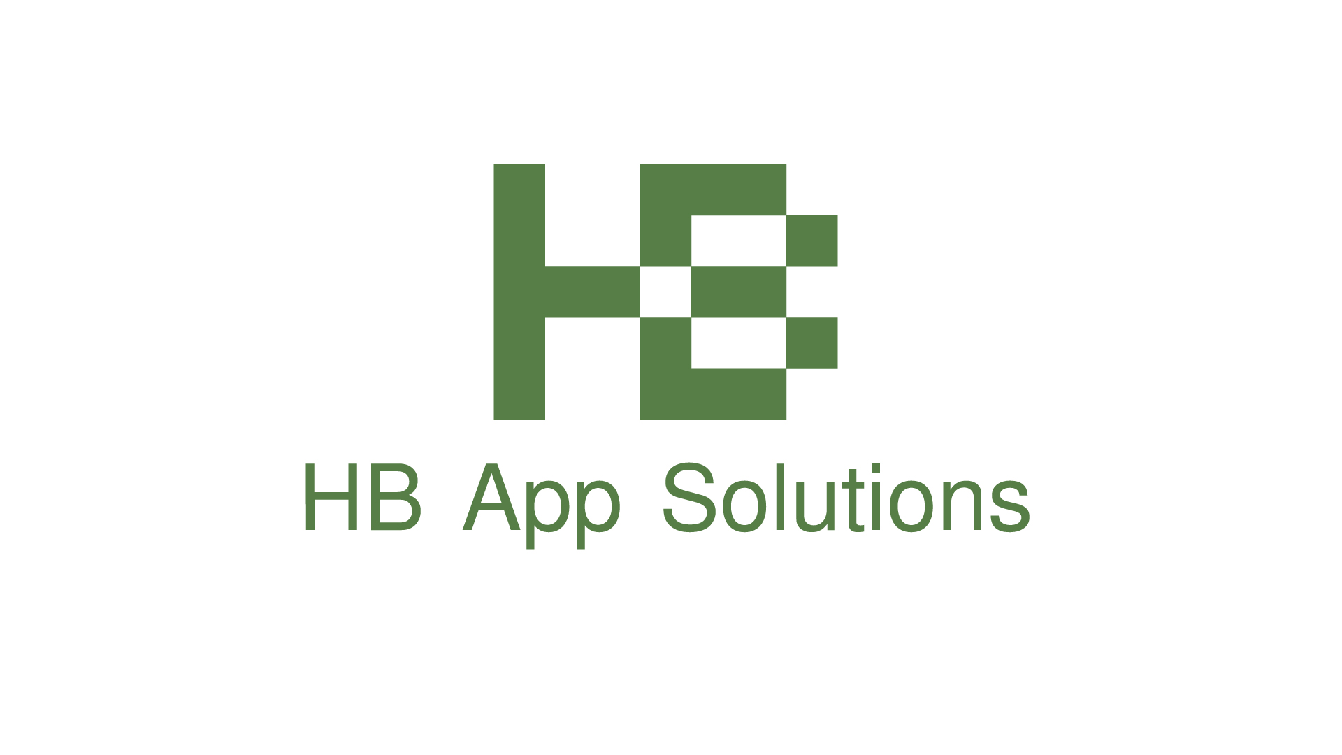 Bold, Serious Logo Design for HB App Solutions by All1n | Design #29355406
