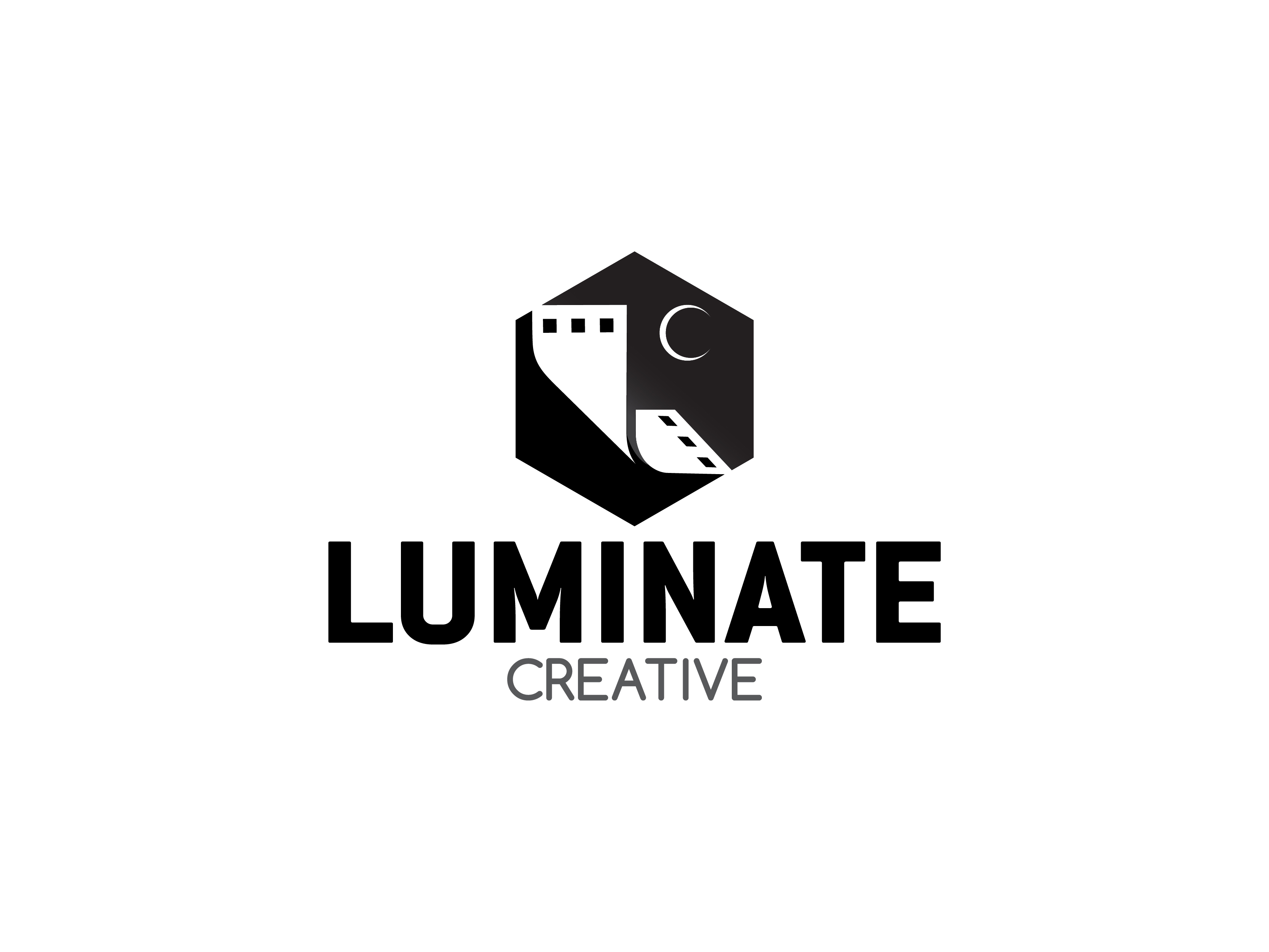Modern, Professional, Creative Services (Video) Logo Design for Luminate Creative by Reyo ...