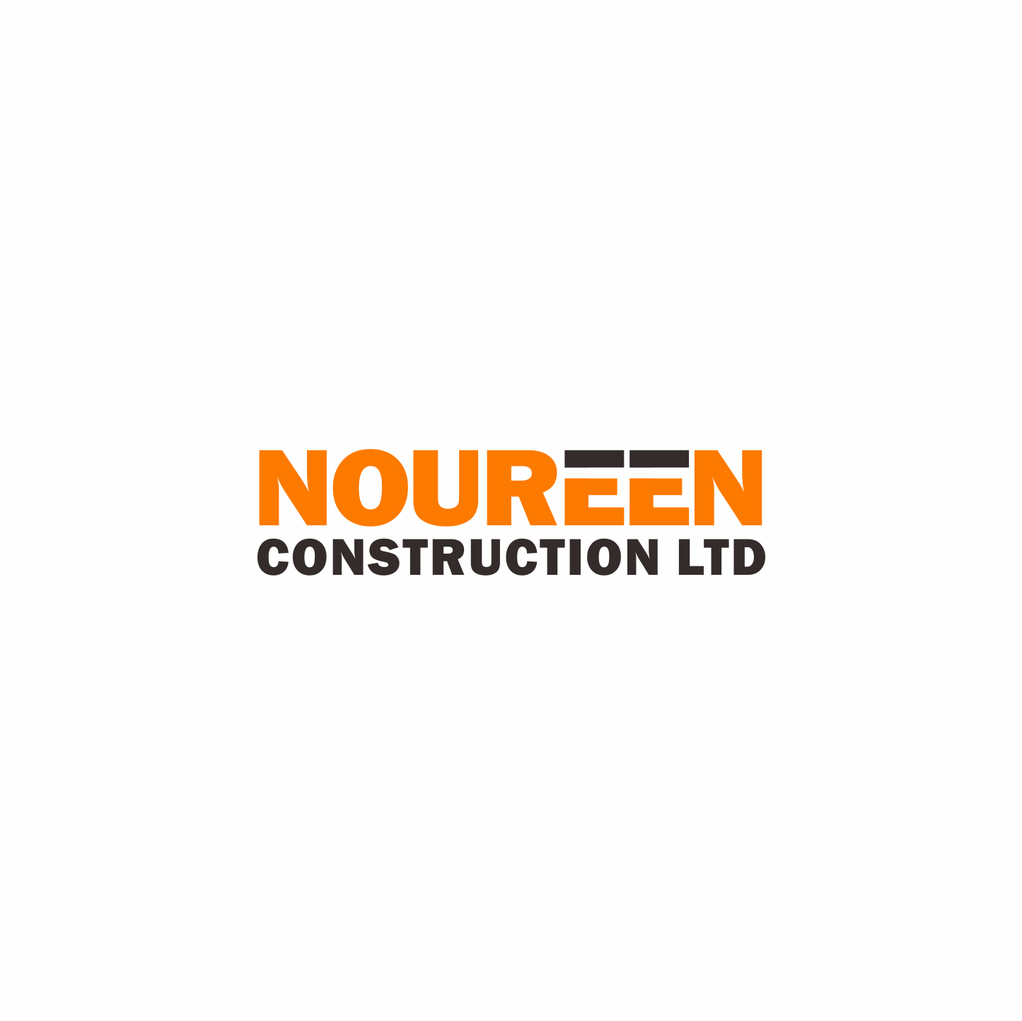 Logo Design for Noureen construction ltd by wisualofart studio | Design ...