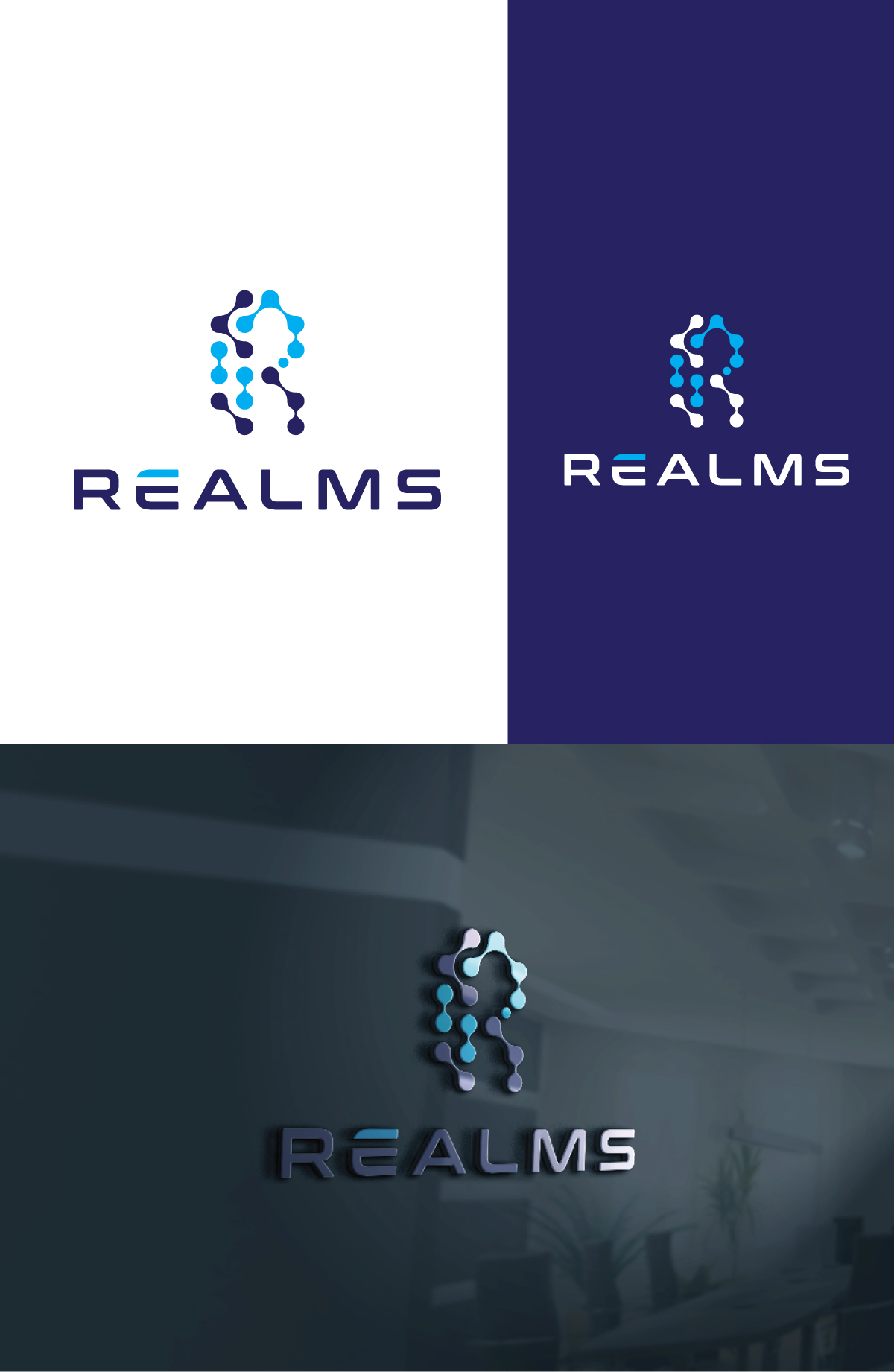 Diseño de Logo for "Realms" or just "R" surprise me por Stencil art ...