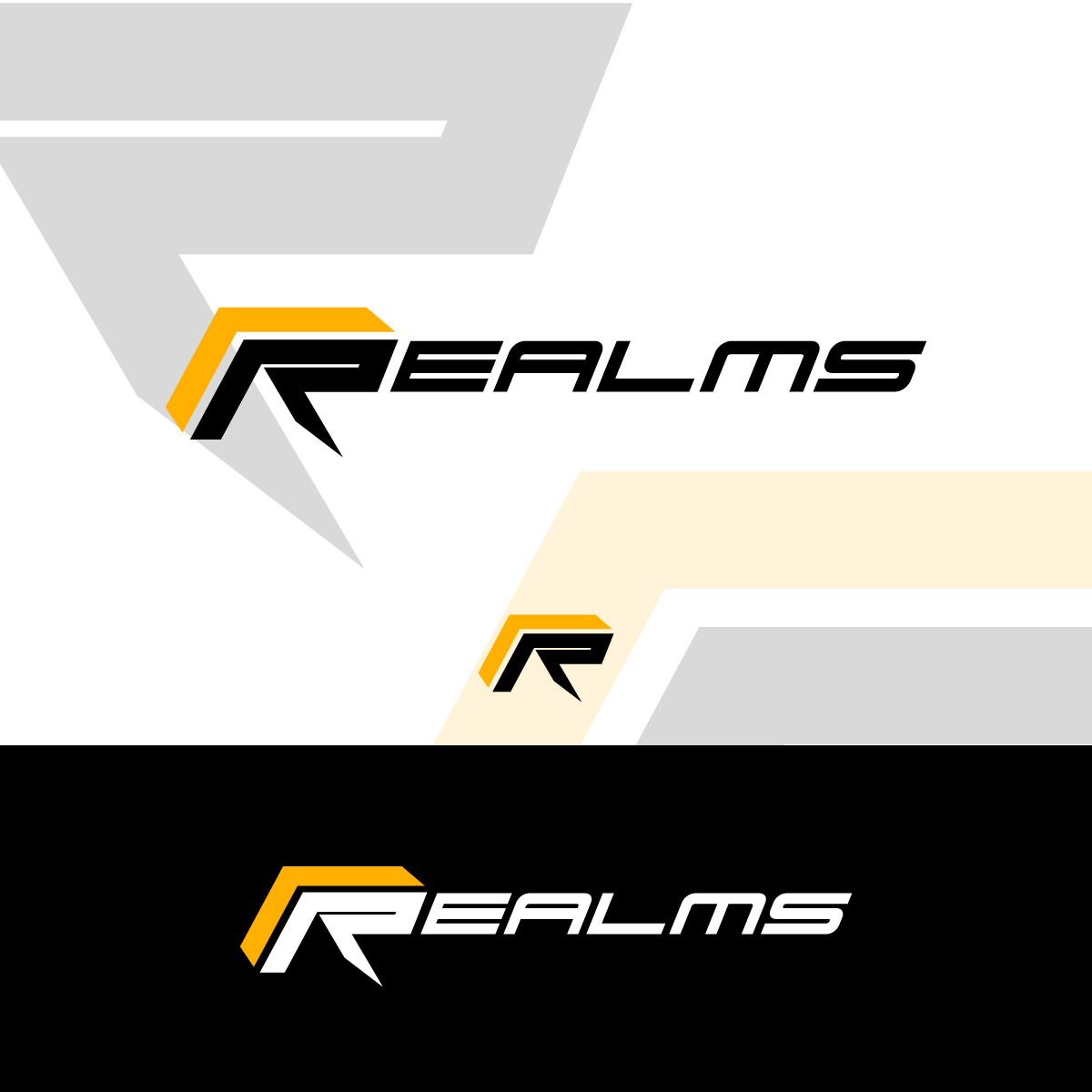 Logo Design for "Realms" or just "R" surprise me by MagicArt Pix ...