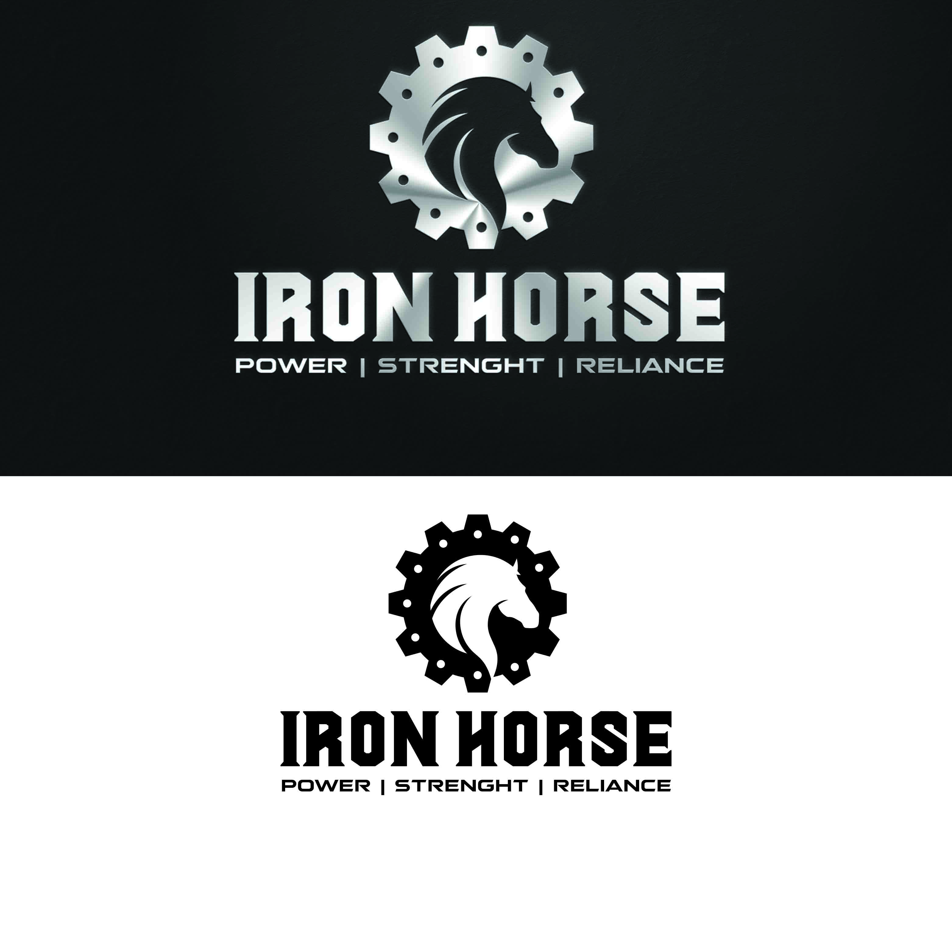 Bold, Serious, Agricultural industry. Machinery. Logo Design for Iron ...