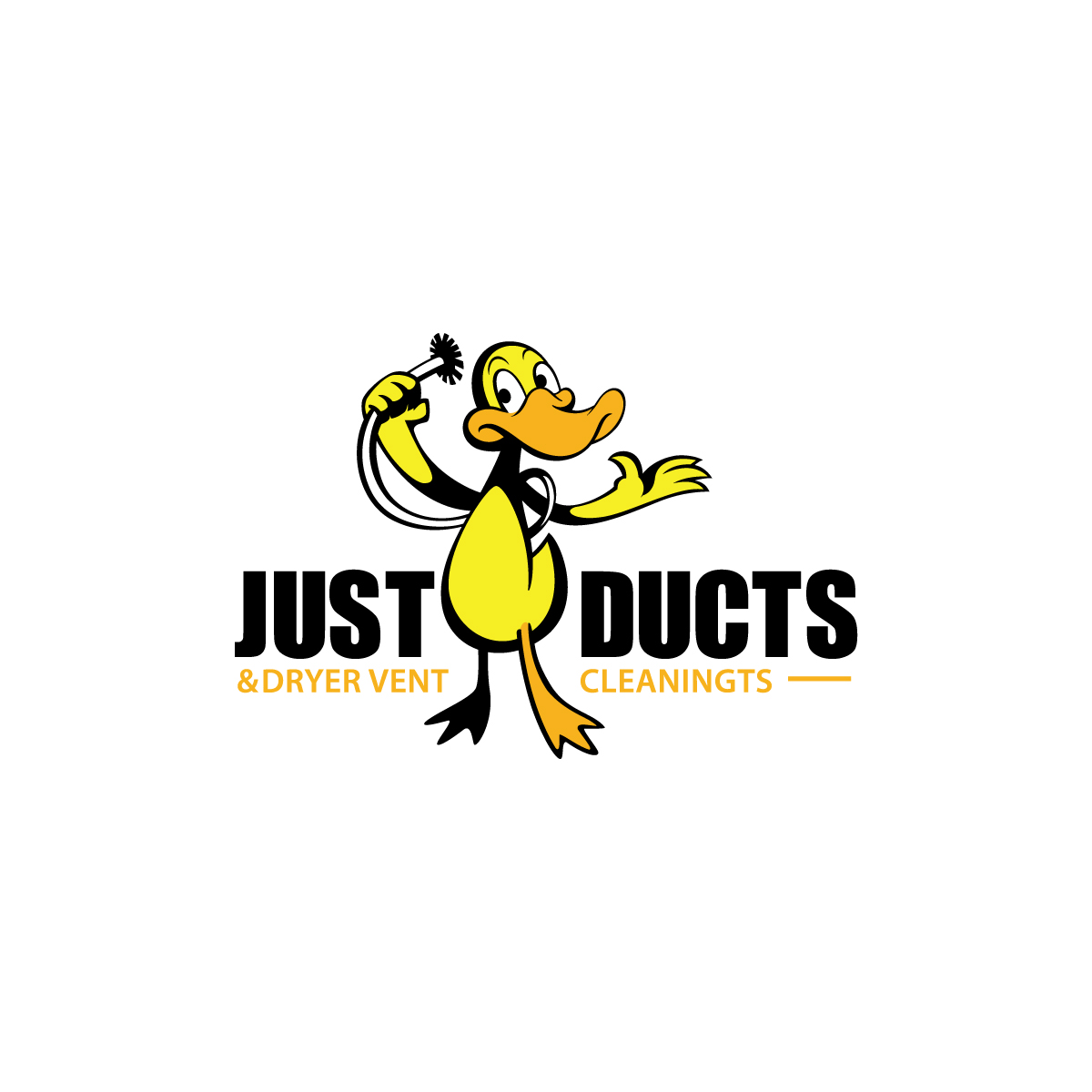 Bold, Playful, Air Duct Cleaning Logo Design for JUST DUCTS by ...