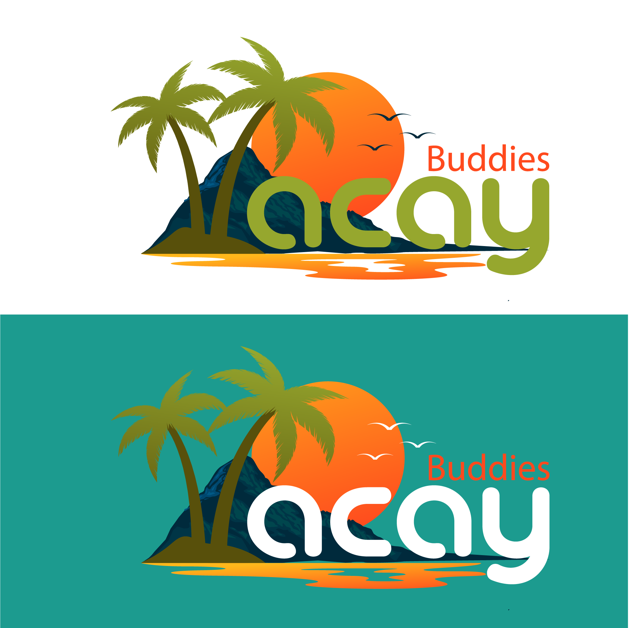 Playful, Personable, Travel Logo Design for Vacay Buddies by Atif ...