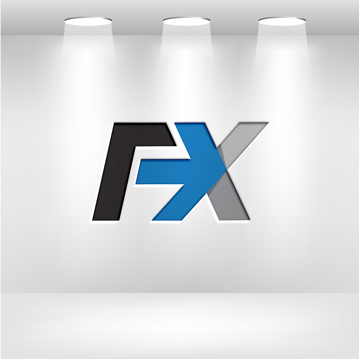 Bold, Modern, High Tech Logo Design for FASTX / FX by Stencil art ...