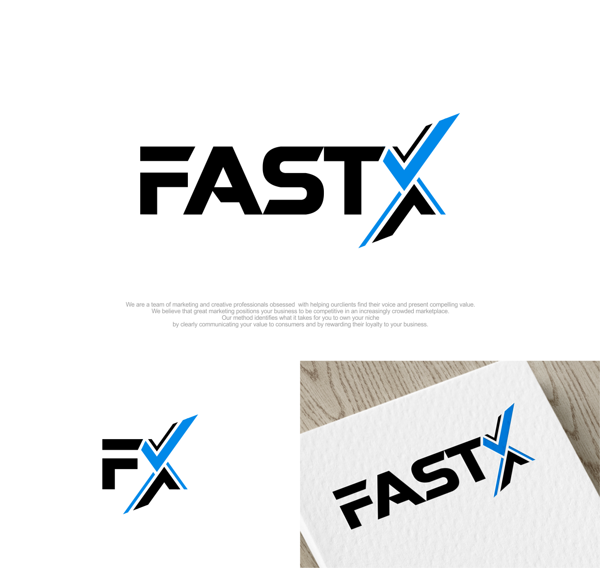 Bold, Modern, High Tech Logo Design for FASTX / FX by vintana | Design ...