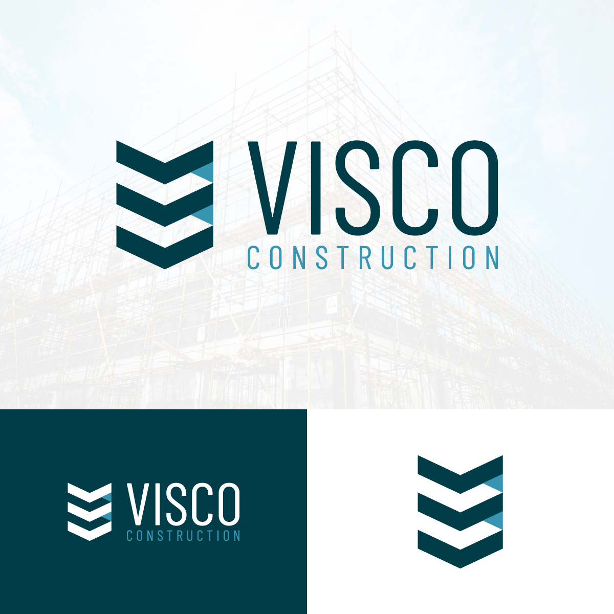 Modern, Professional Logo Design for Visco Construction by EvoGo ...