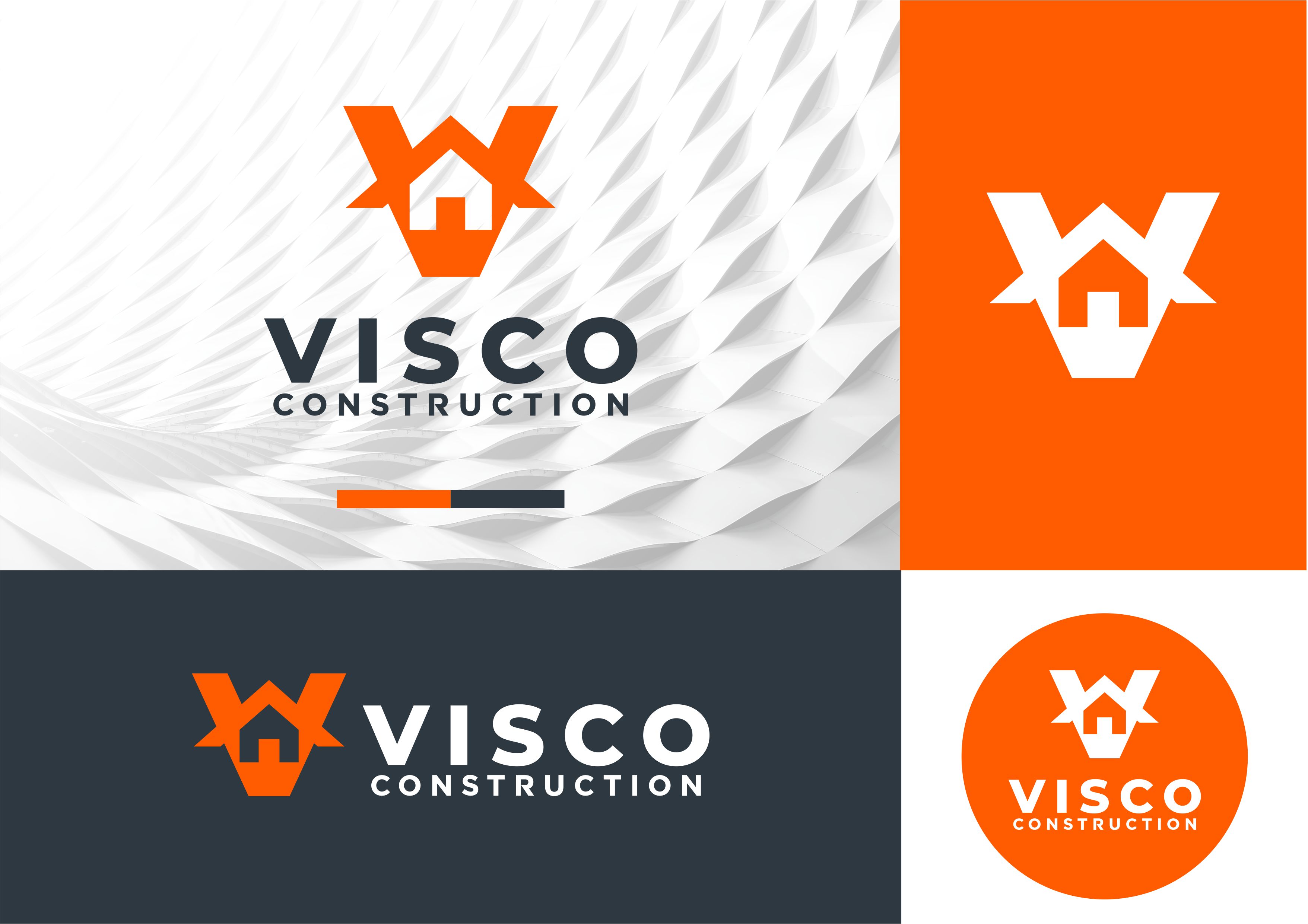 Modern, Professional Logo Design for Visco Construction by ammar_ed ...