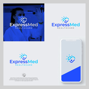 A logo for a healthcare company specialising in home medical treatment ...