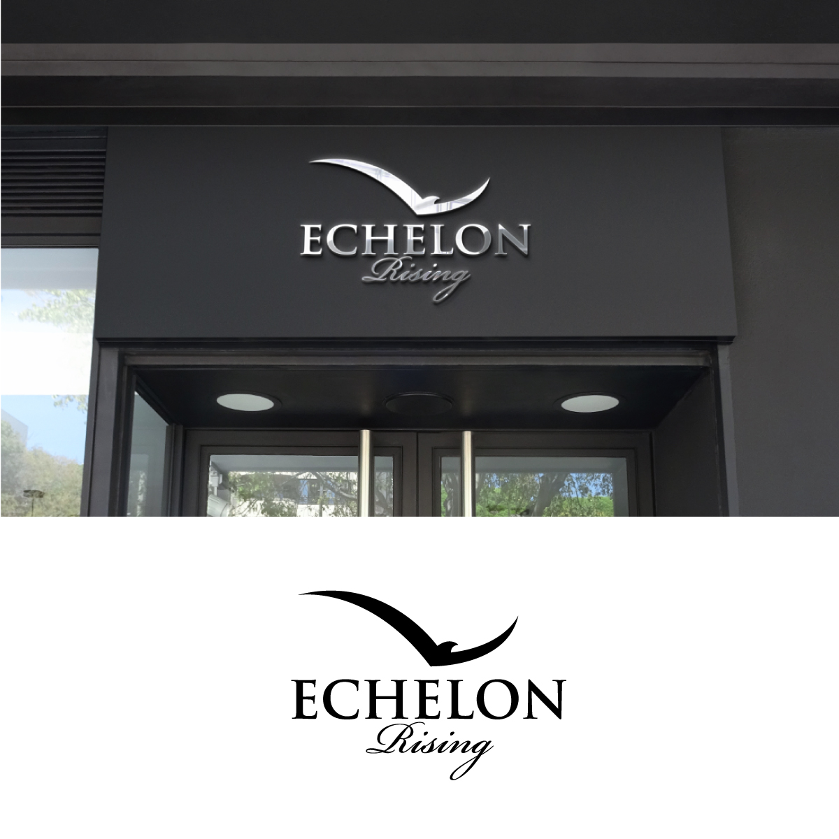 Professional, Elegant Logo Design for Echelon Rising and/or open to ...