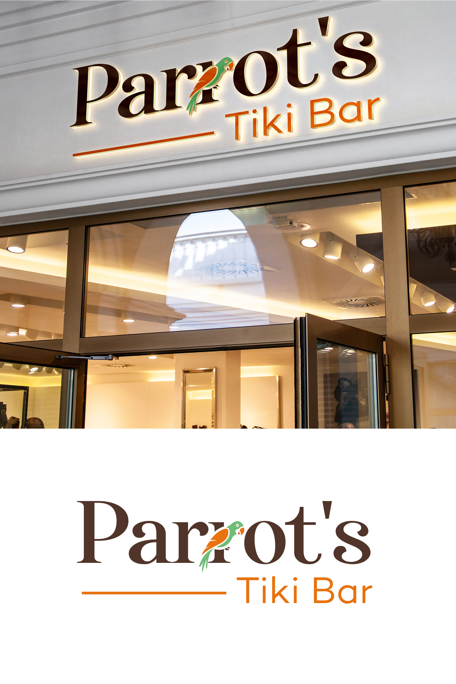 Colorful, Bold, Bar Logo Design for Parrot's Tiki Bar by SHADMIN SHAKIB ...