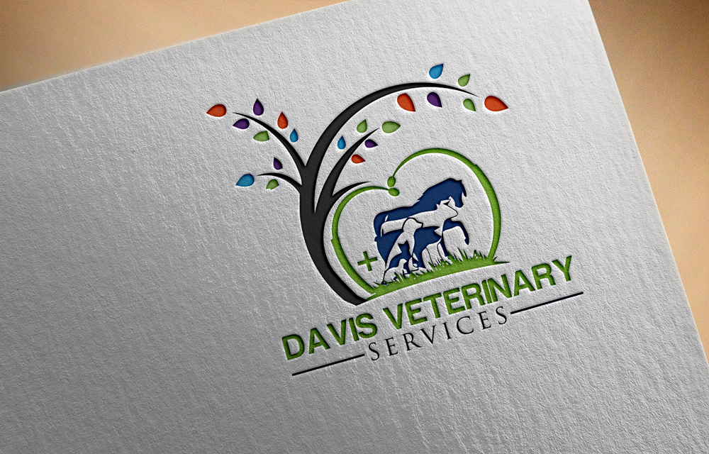 Logo Design for Davis Veterinary Services, LLC by Crowd.Designer ...