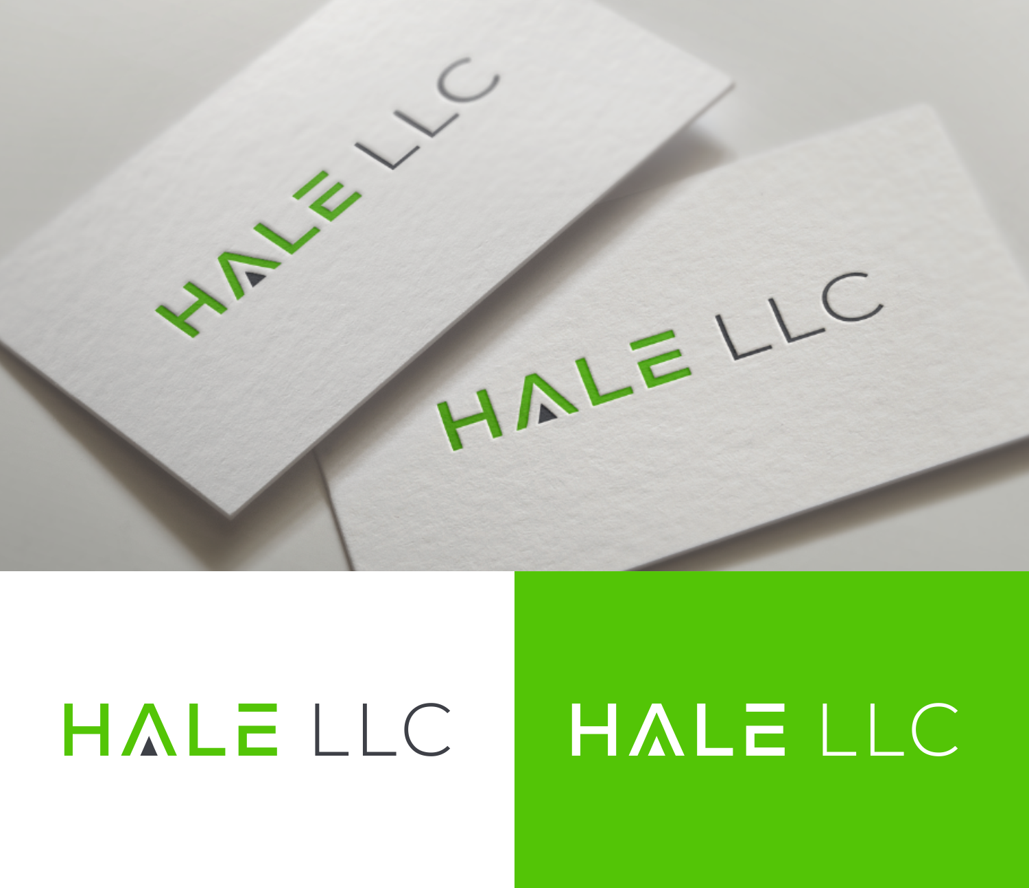 Logo Design for a combination of HALE LLC and a design or just a design ...