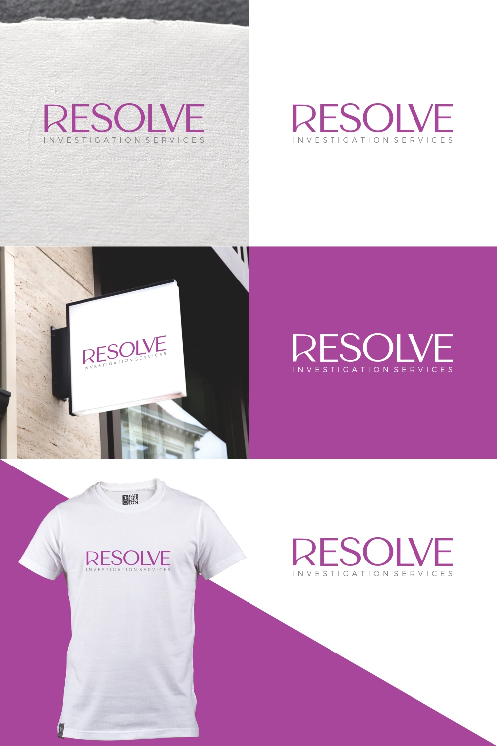 Professional, Bold, PRIVATE INVESTIGATION Logo Design for NAME: RESOLVE ...