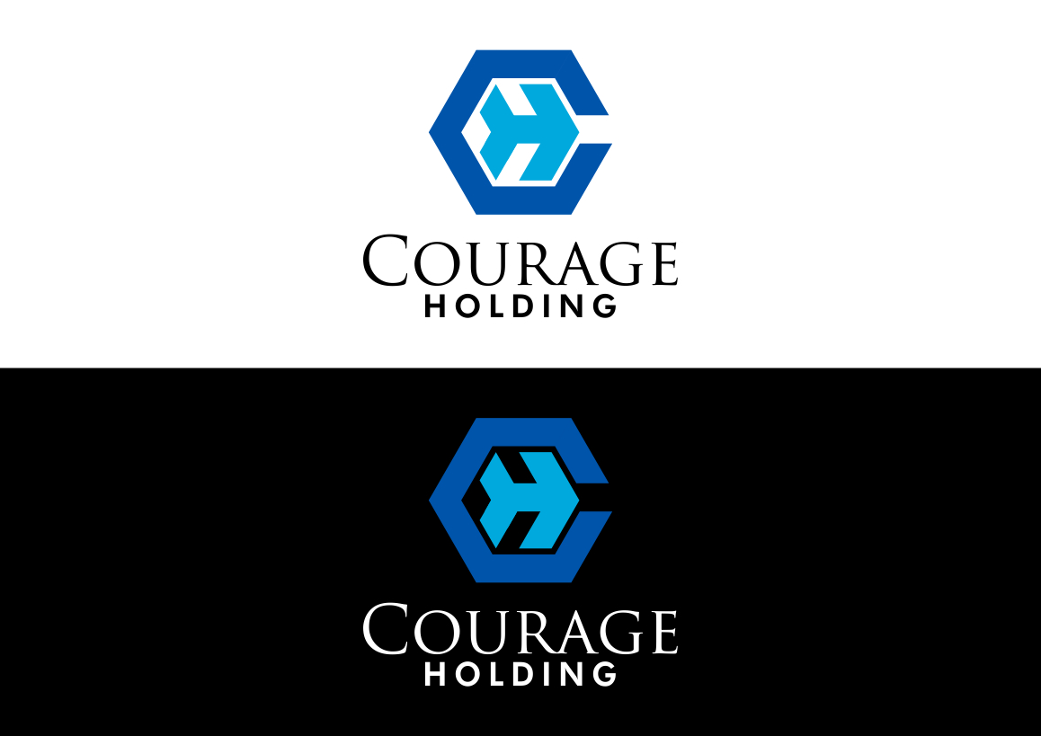Elegant, Playful Logo Design for Courage Holding by daniswarasayang ...