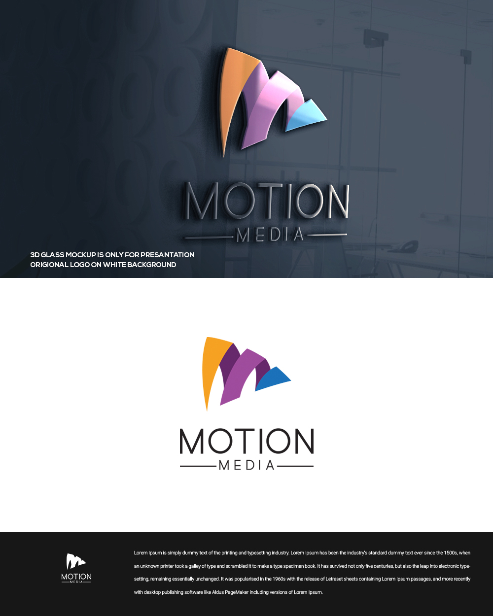 Logo Design for Motion Media by fasi 2 | Design #29442075