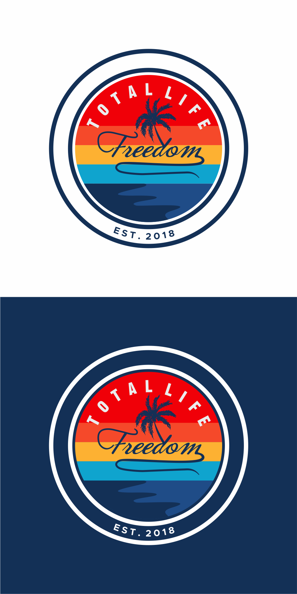 Logo Design for Total Life Freedom EST. 2018 by Sibyle | Design #29447799