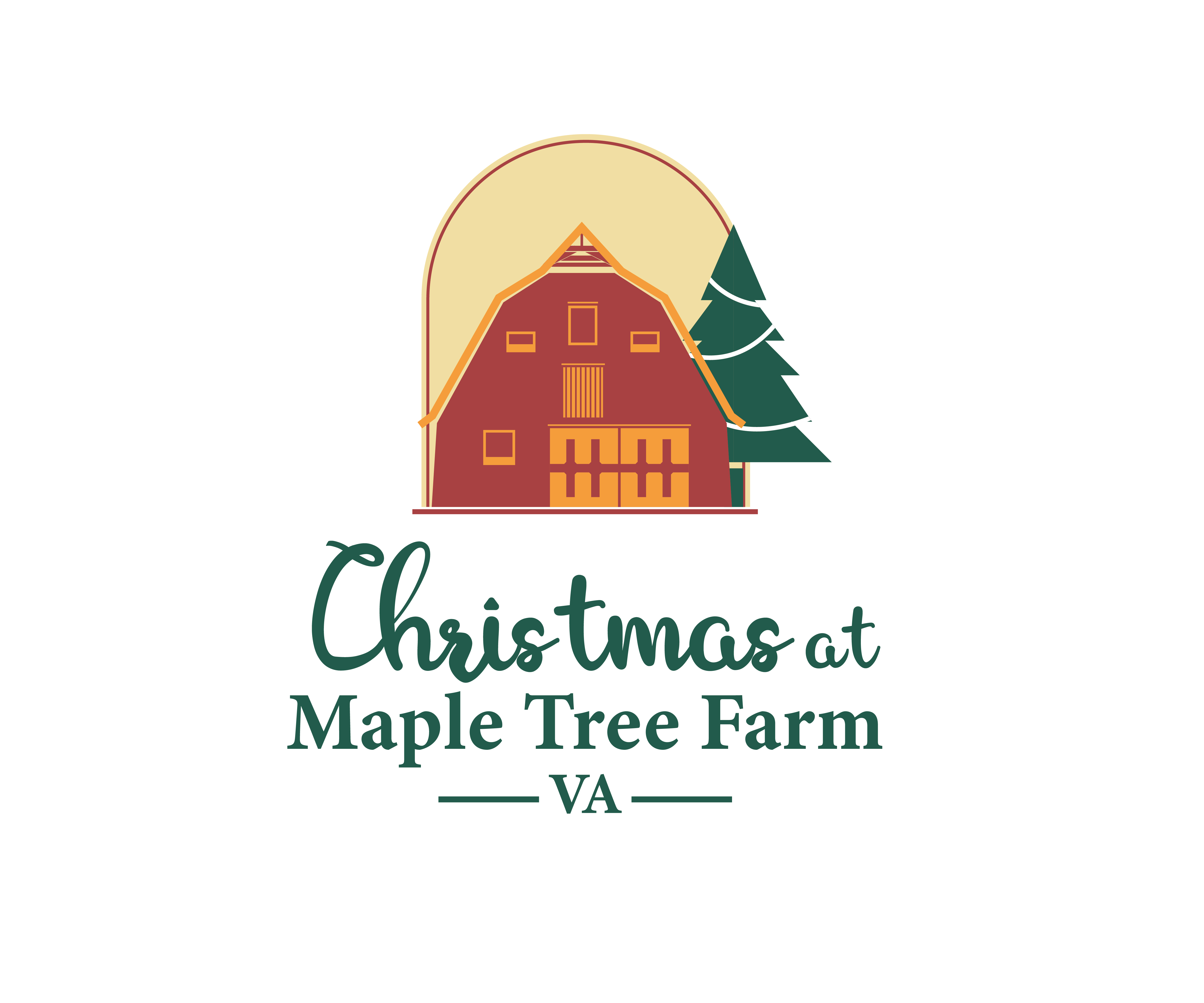 Logo Design for Christmas at Maple Tree Farm VA by Jillys GBAGUIDI ...