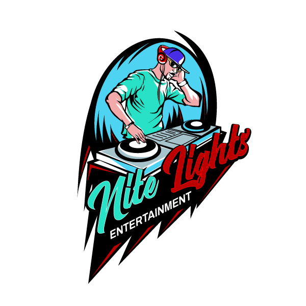 Professional, Modern, Wedding DJ Logo Design for Nite Lights ...