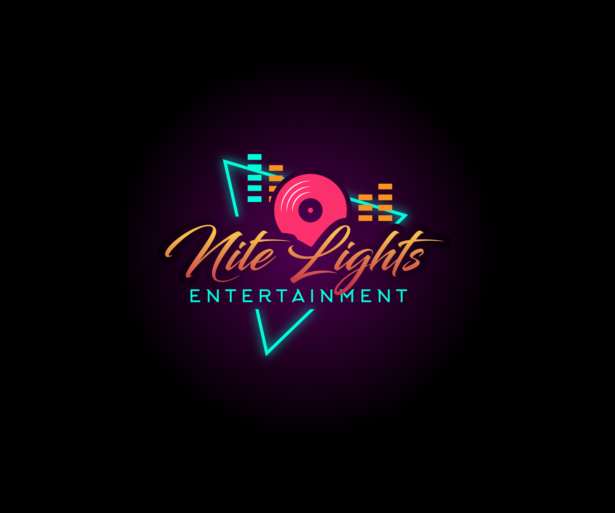 Professional, Modern, Wedding DJ Logo Design for Nite Lights ...