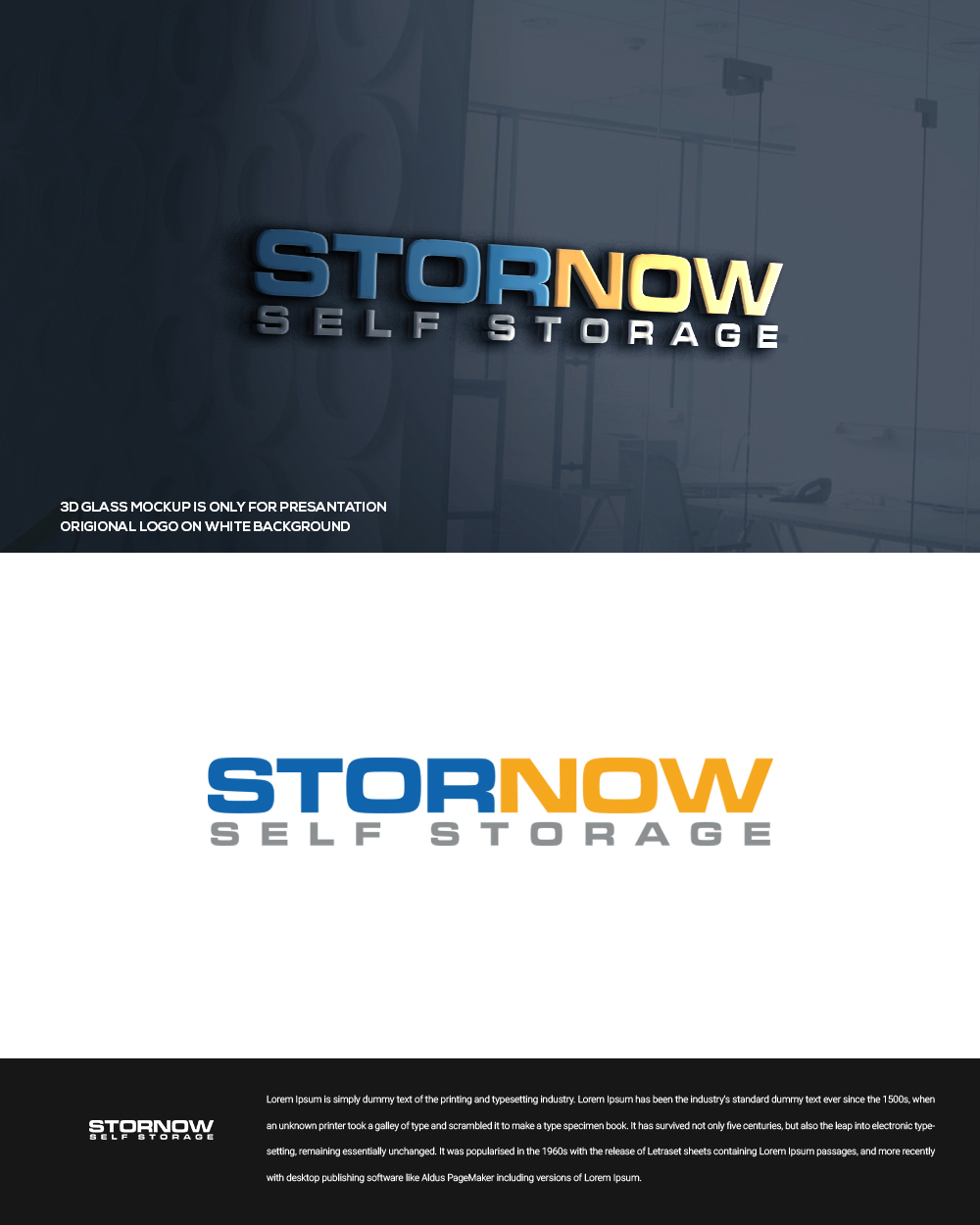 Modern, Playful, Self Storage Logo Design for visually recognizable but ...