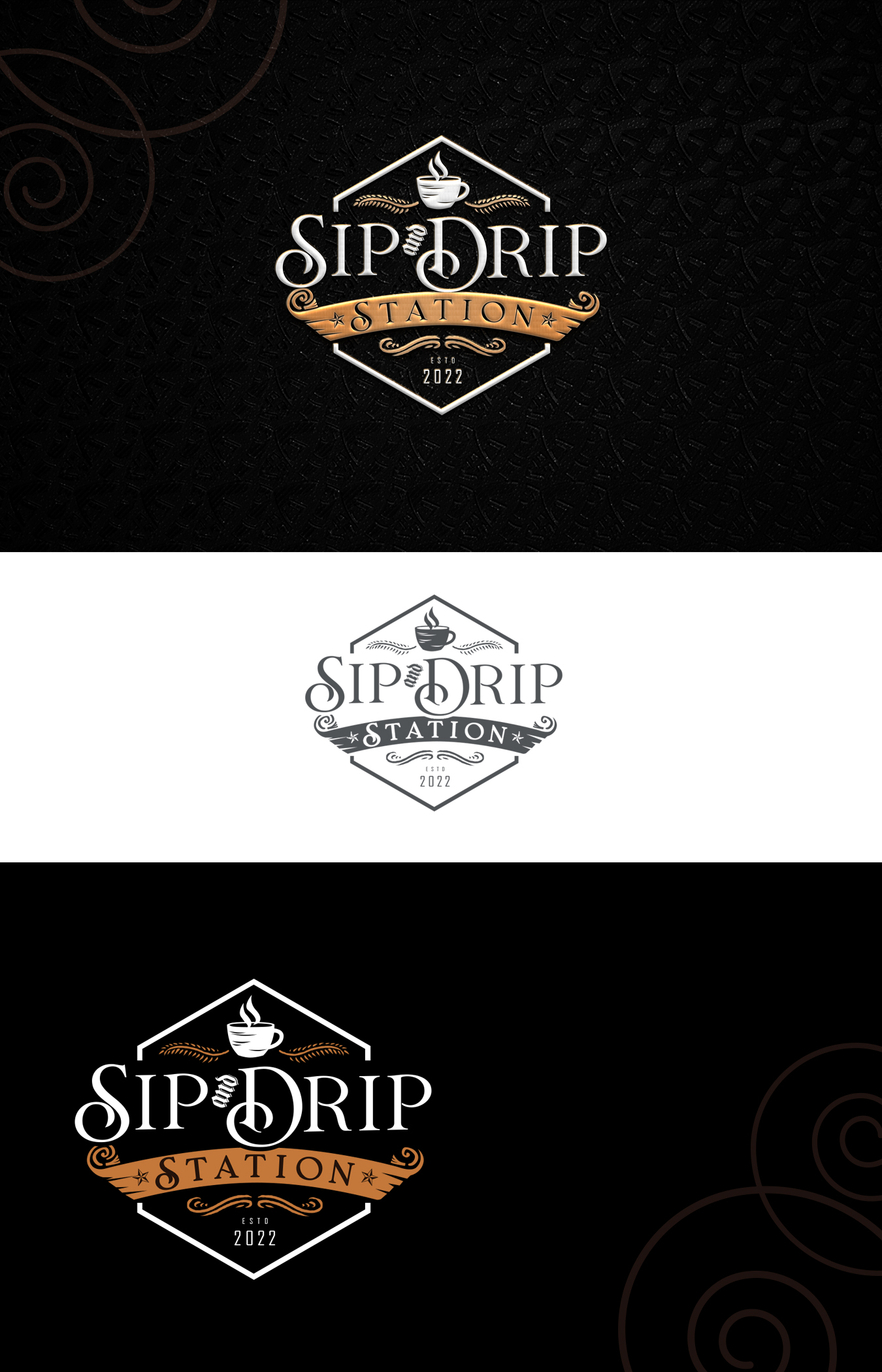 Serious, Elegant, Food and Beverage Logo Design for Sip and Drip ...