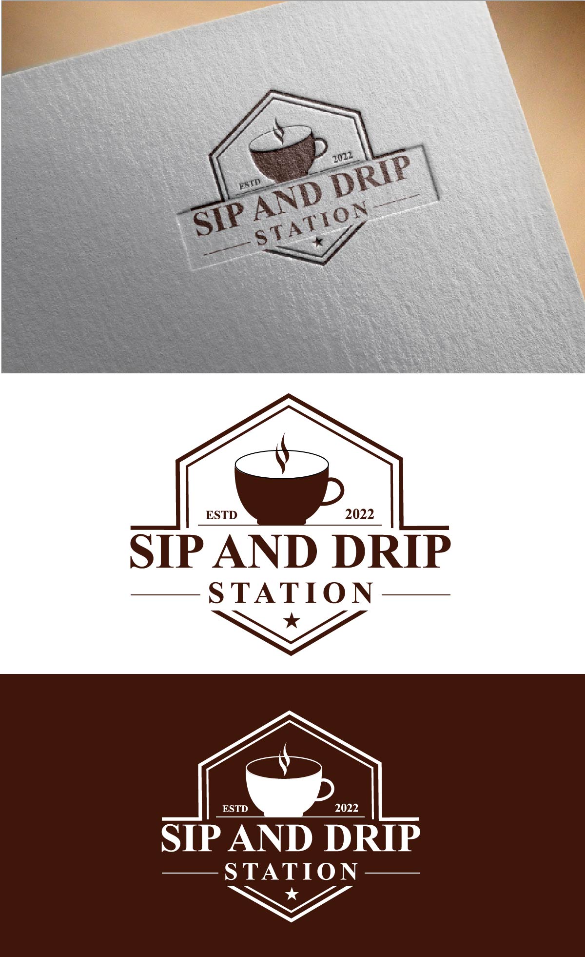 Serious, Elegant, Food and Beverage Logo Design for Sip and Drip ...