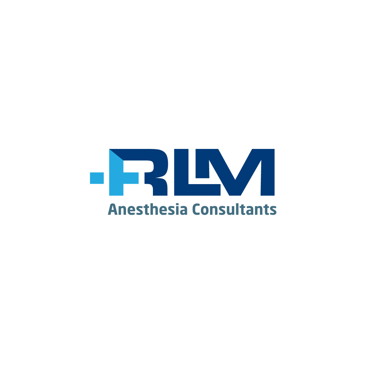 Bold, Serious, Healthcare Logo Design for RLM Anesthesia Consultants by ...