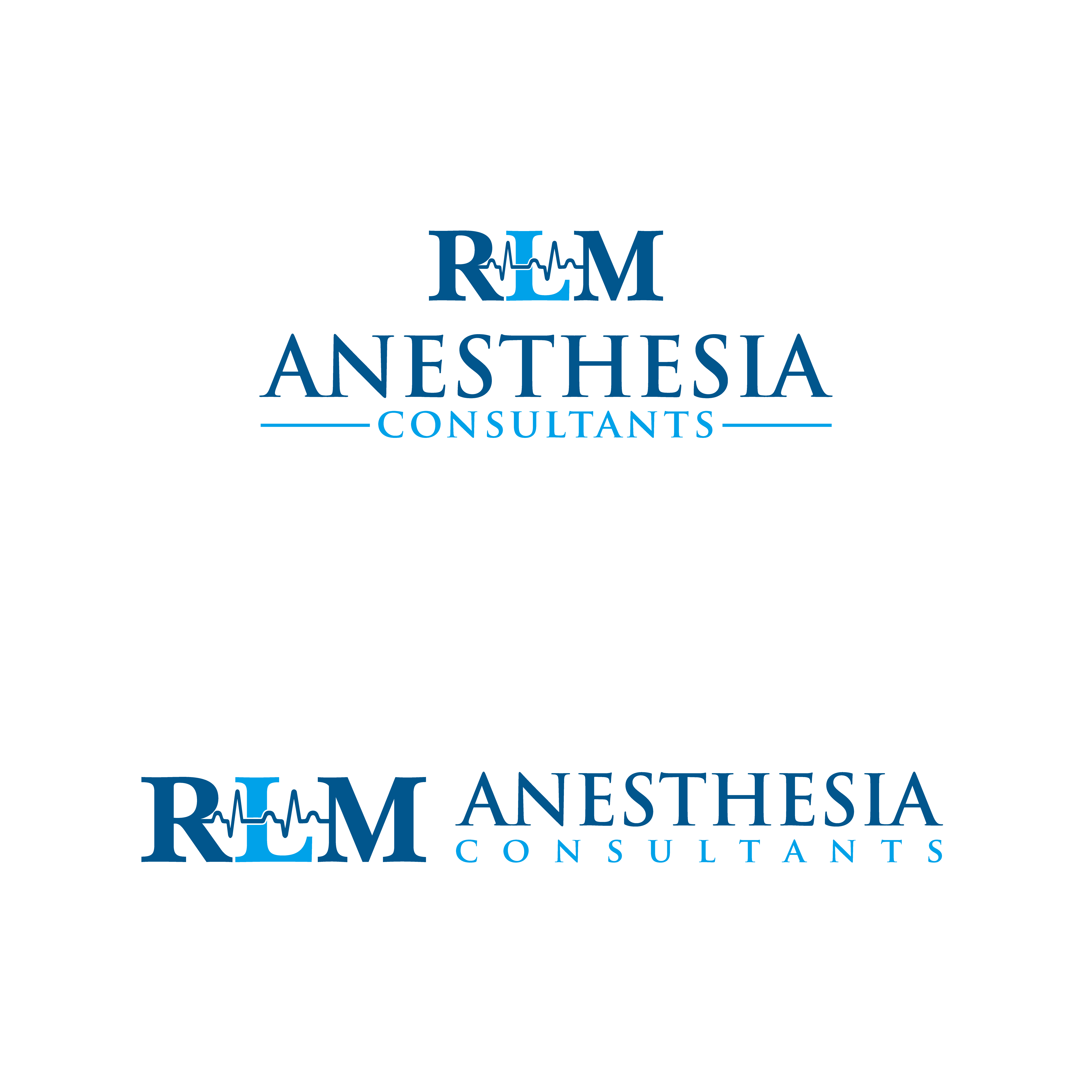 Bold, Serious, Healthcare Logo Design for RLM Anesthesia Consultants by ...