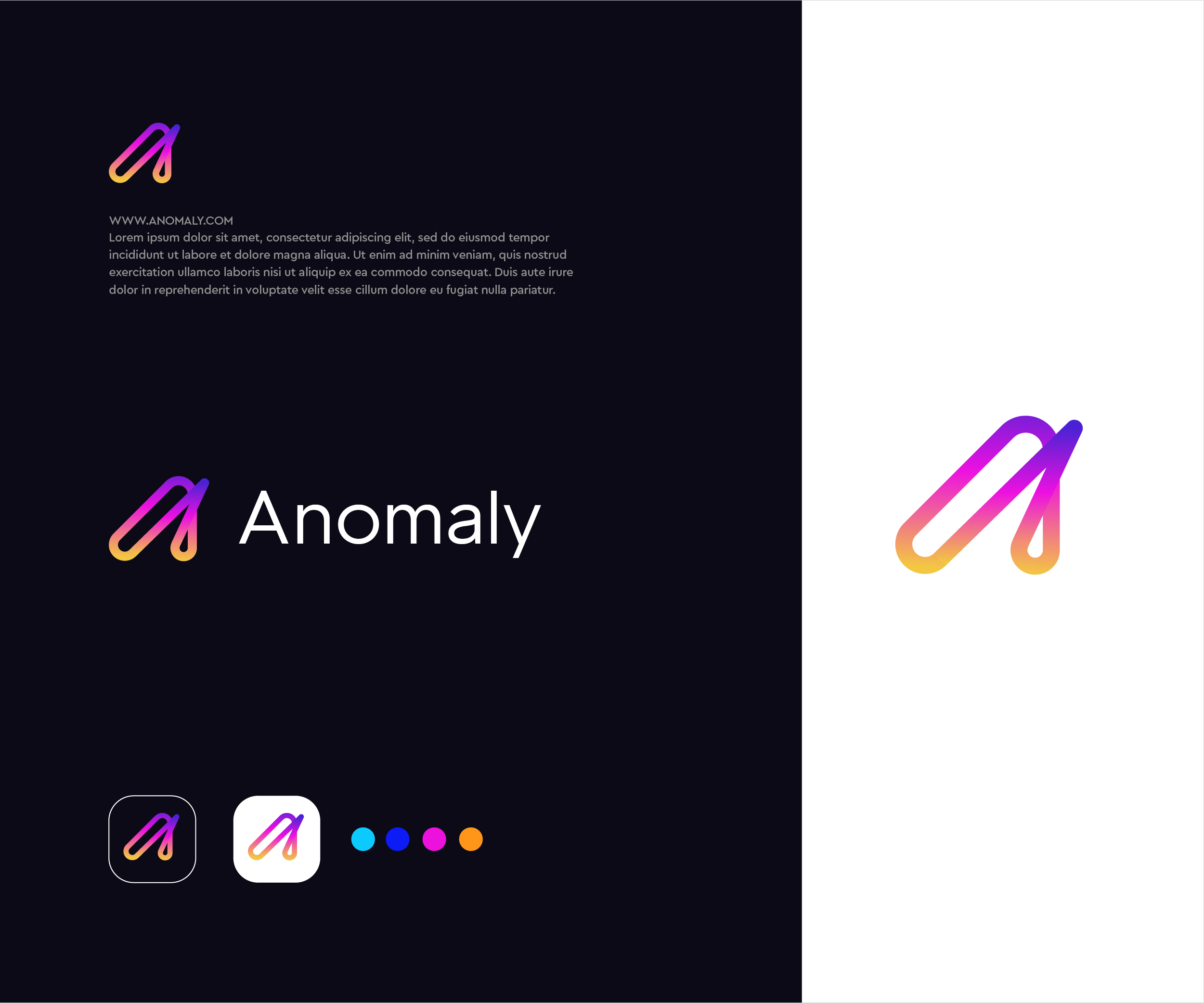 Bold, Serious Logo Design for Anomaly by Gorafix_Sun | Design #29479126