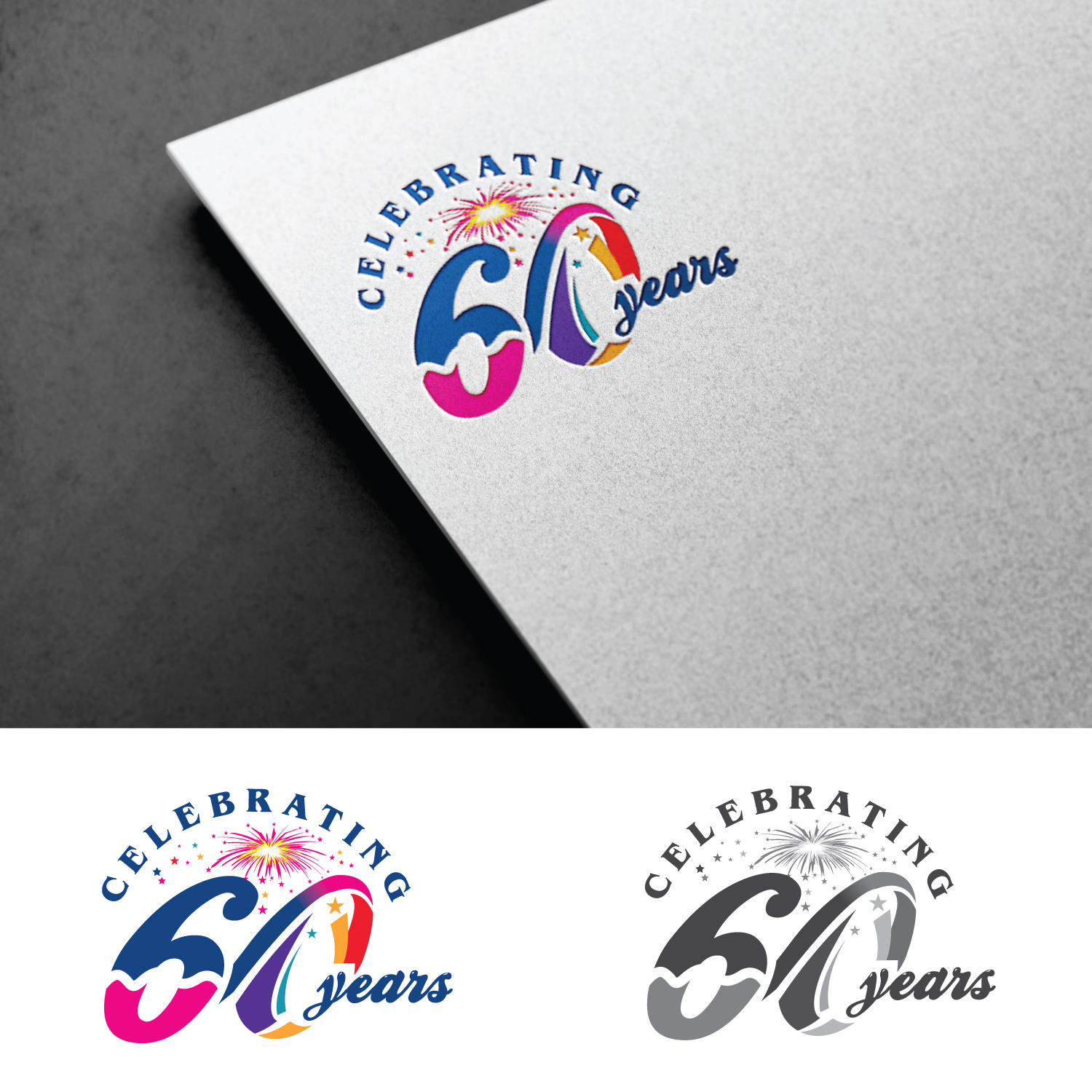 Logo Design for Celebrating 60 years by GODDREAMCREATION | Design #29470746