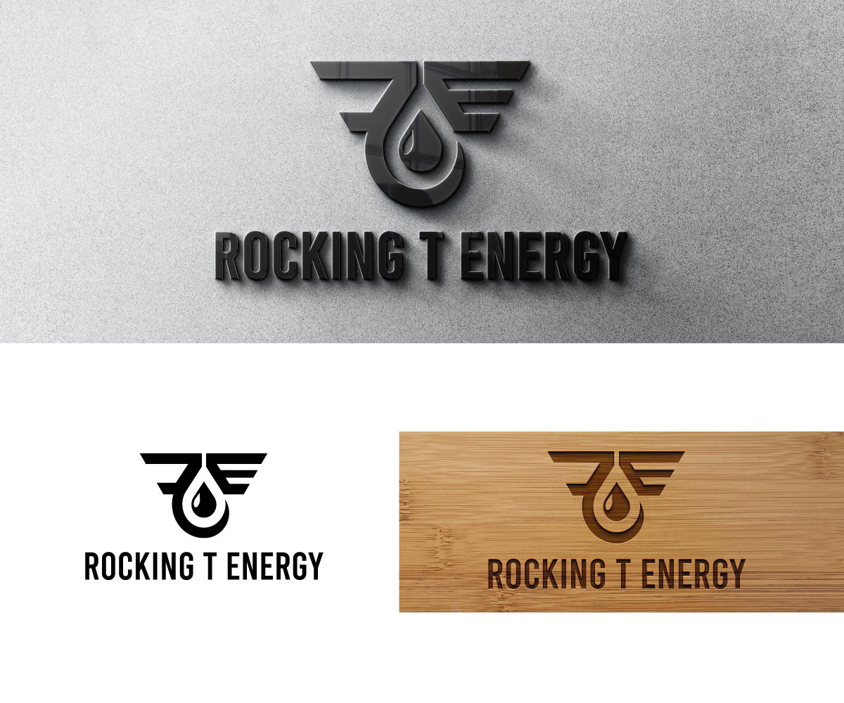 Traditional, Masculine, Oil and gas Logo Design for Rocking T Energy by ...