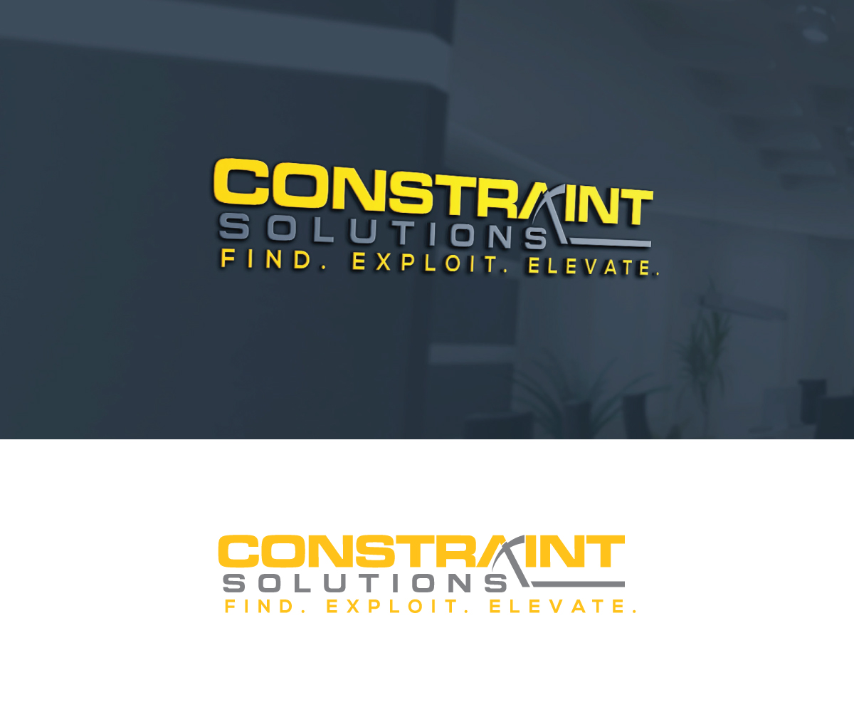 Logo Design for The business name: "Constraint Solutions", and our tag ...
