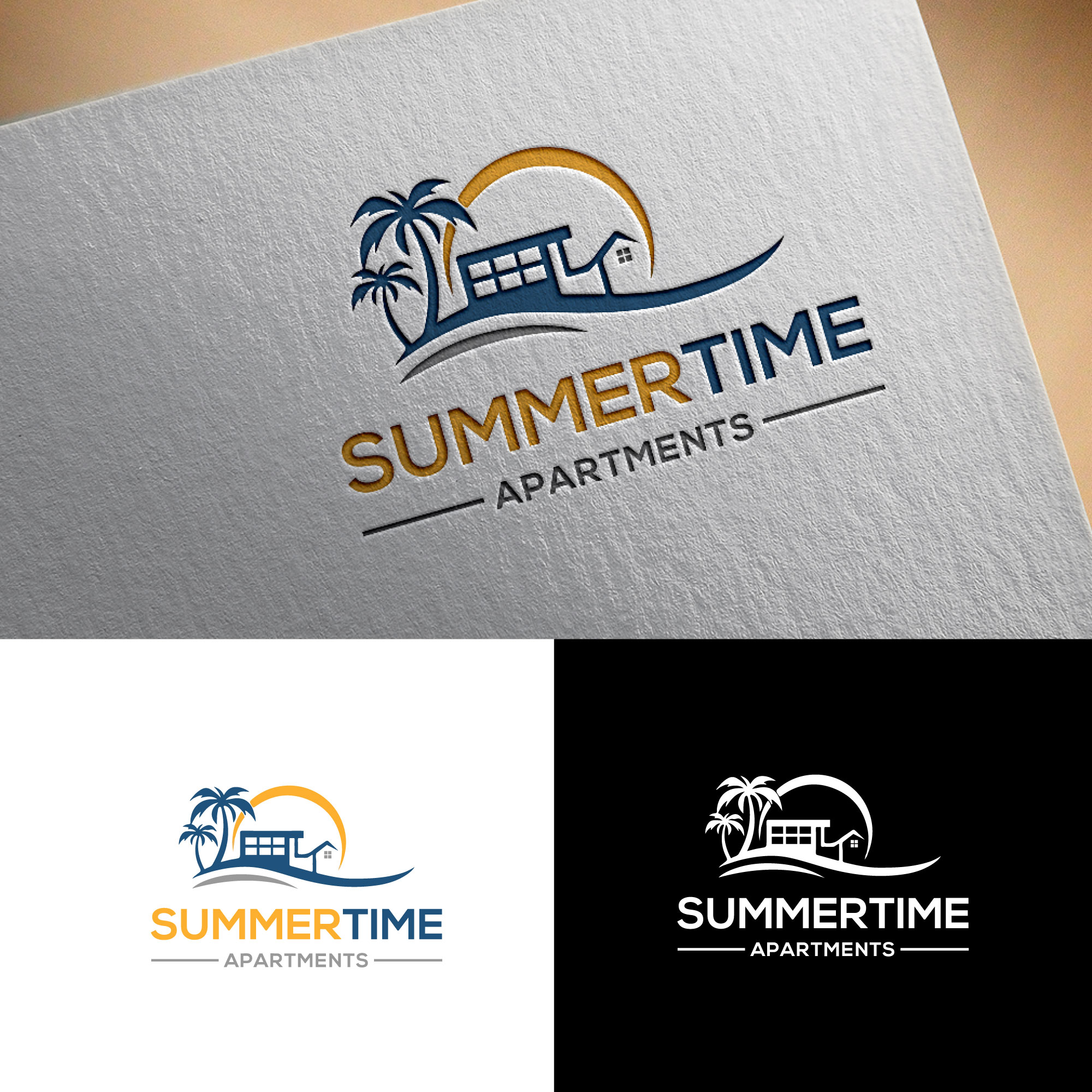 Modern, Professional, Real Estate Apartment Community Logo Design for ...