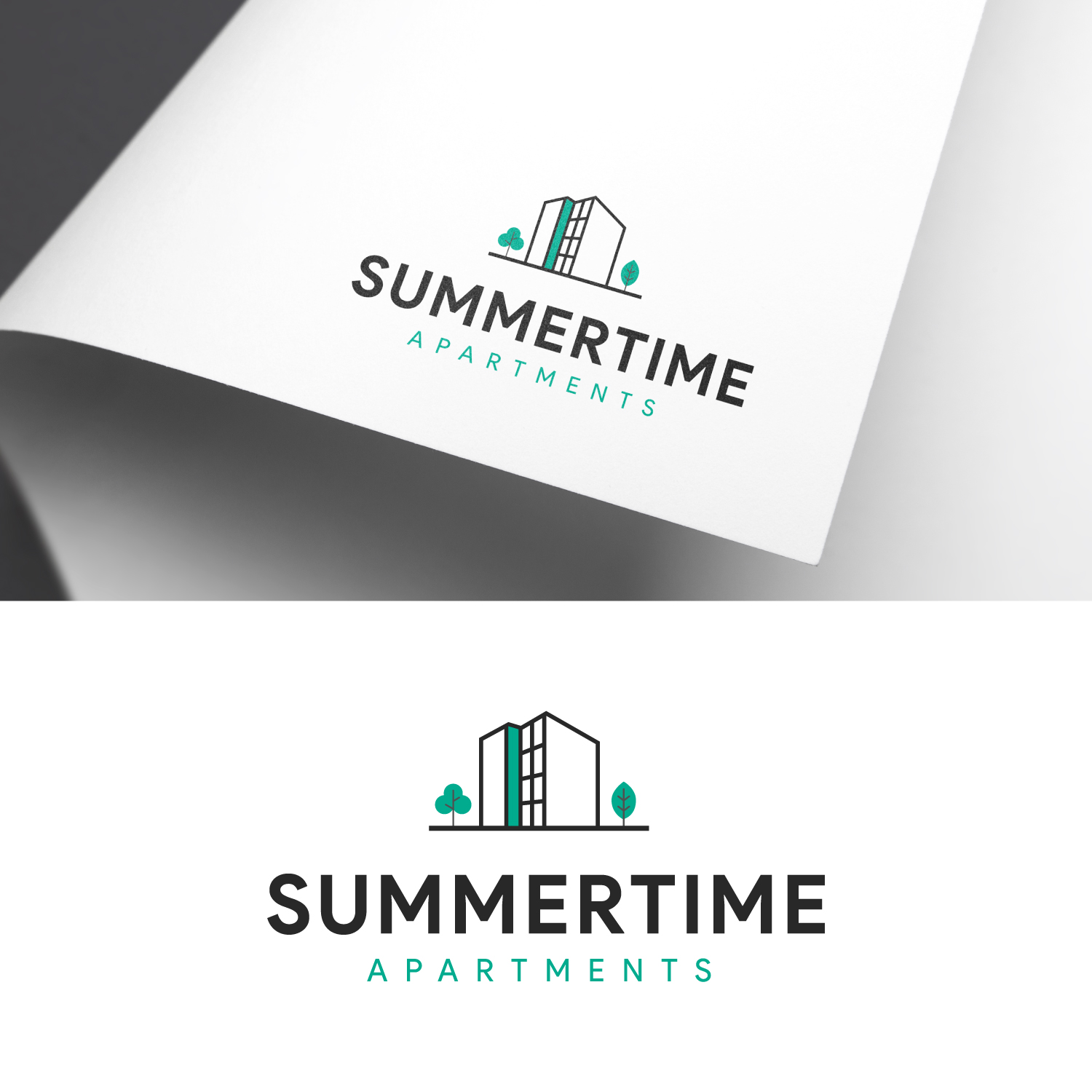 Modern, Professional, Real Estate Apartment Community Logo Design for ...