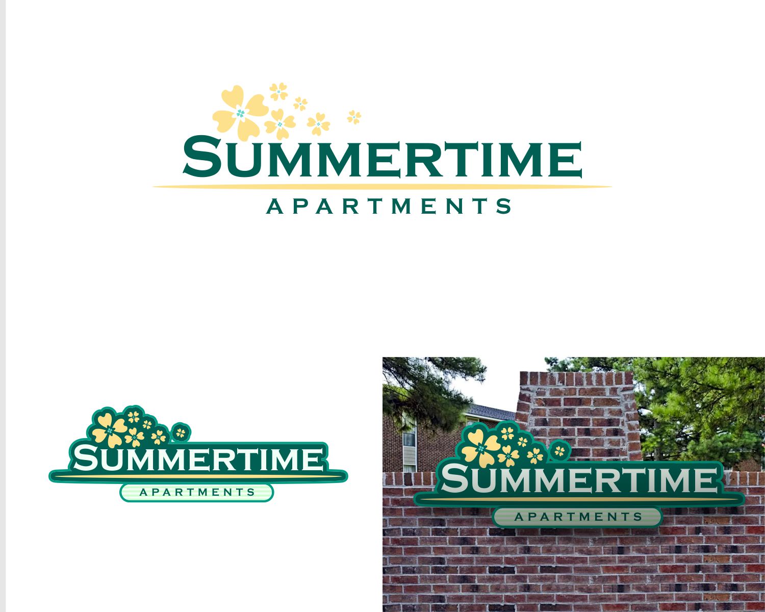 Modern, Professional, Real Estate Apartment Community Logo Design for ...