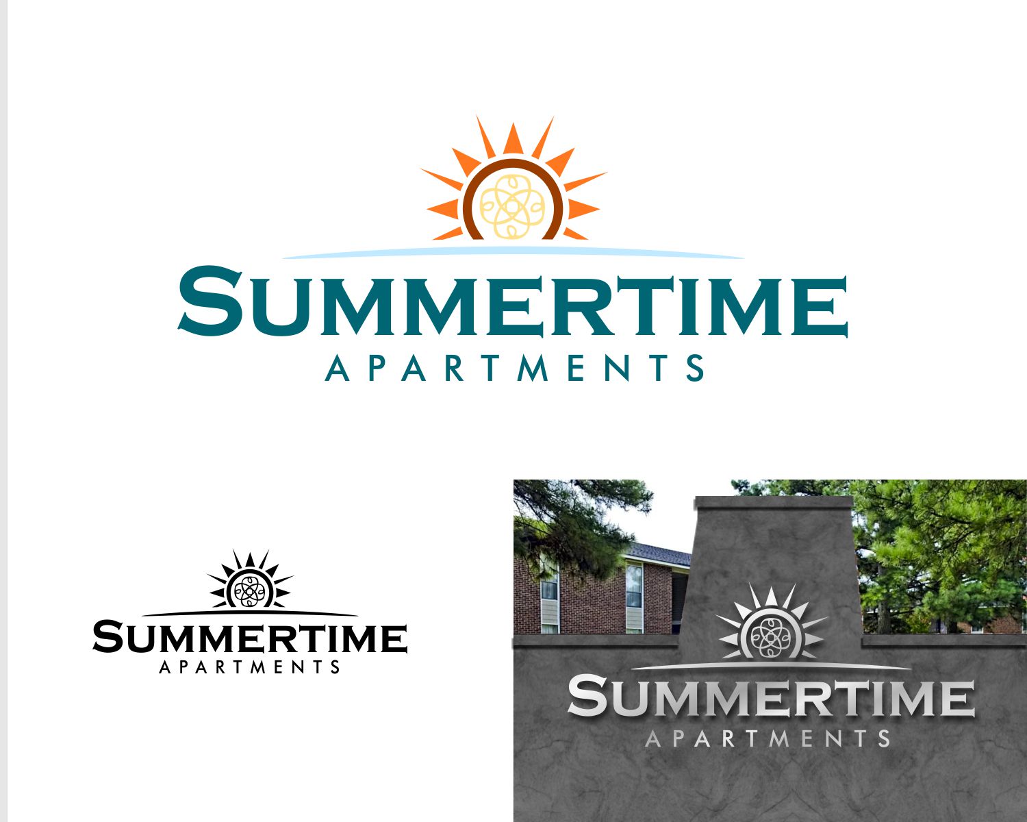 Modern, Professional, Real Estate Apartment Community Logo Design for ...