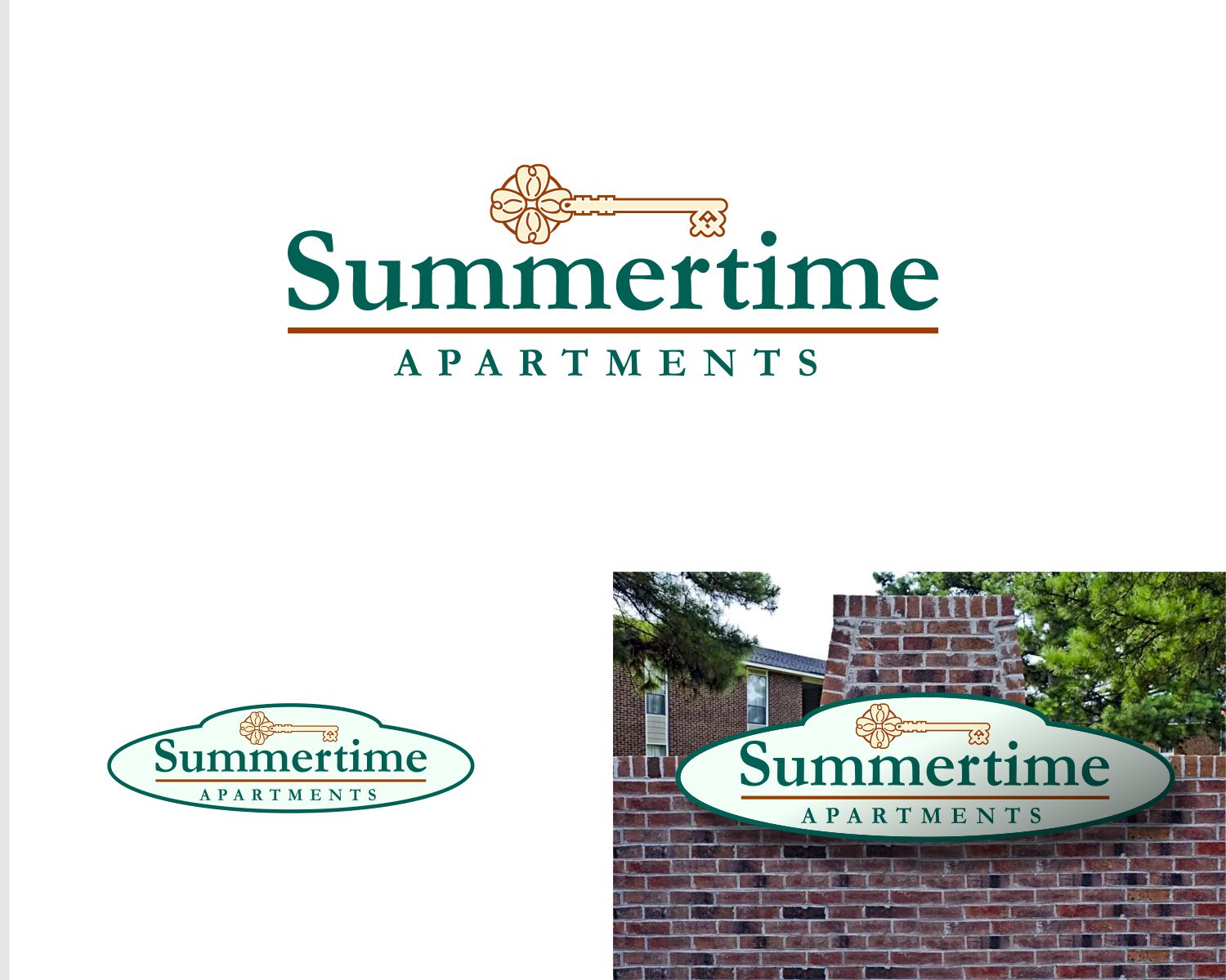 Modern, Professional, Real Estate Apartment Community Logo Design for ...