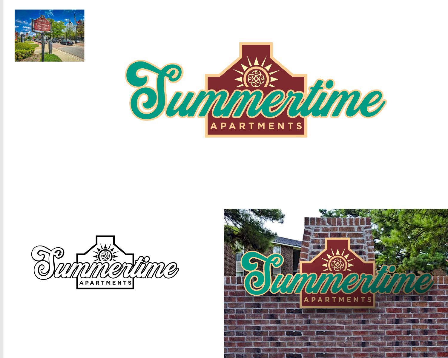 Modern, Professional, Real Estate Apartment Community Logo Design for ...