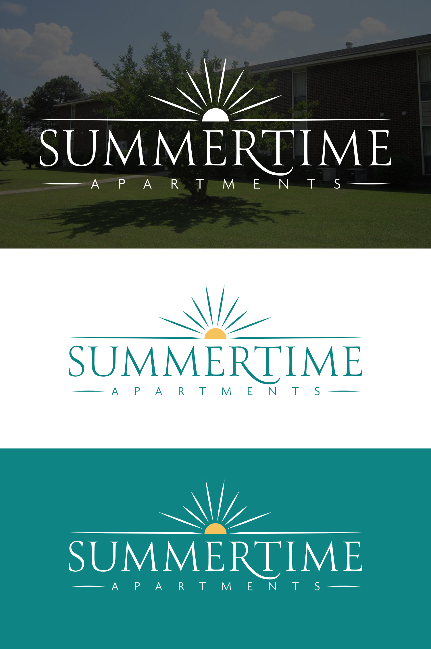 Modern, Professional, Real Estate Apartment Community Logo Design for ...