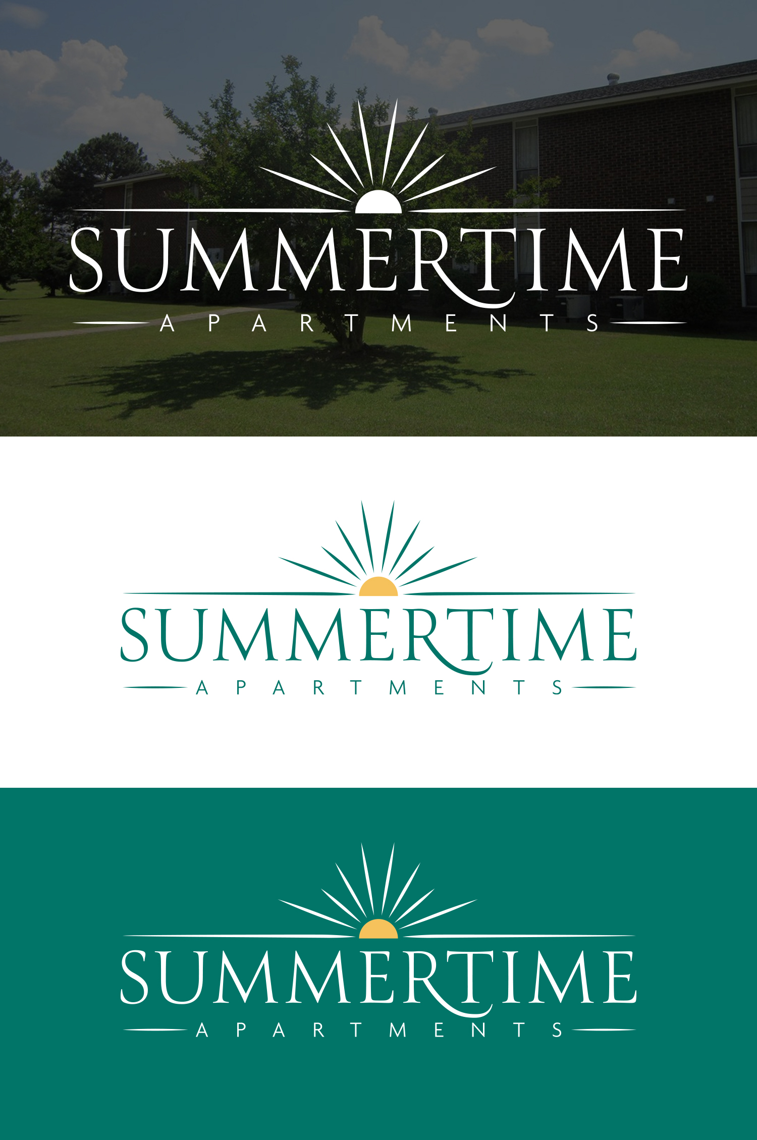 Modern, Professional, Real Estate Apartment Community Logo Design for ...