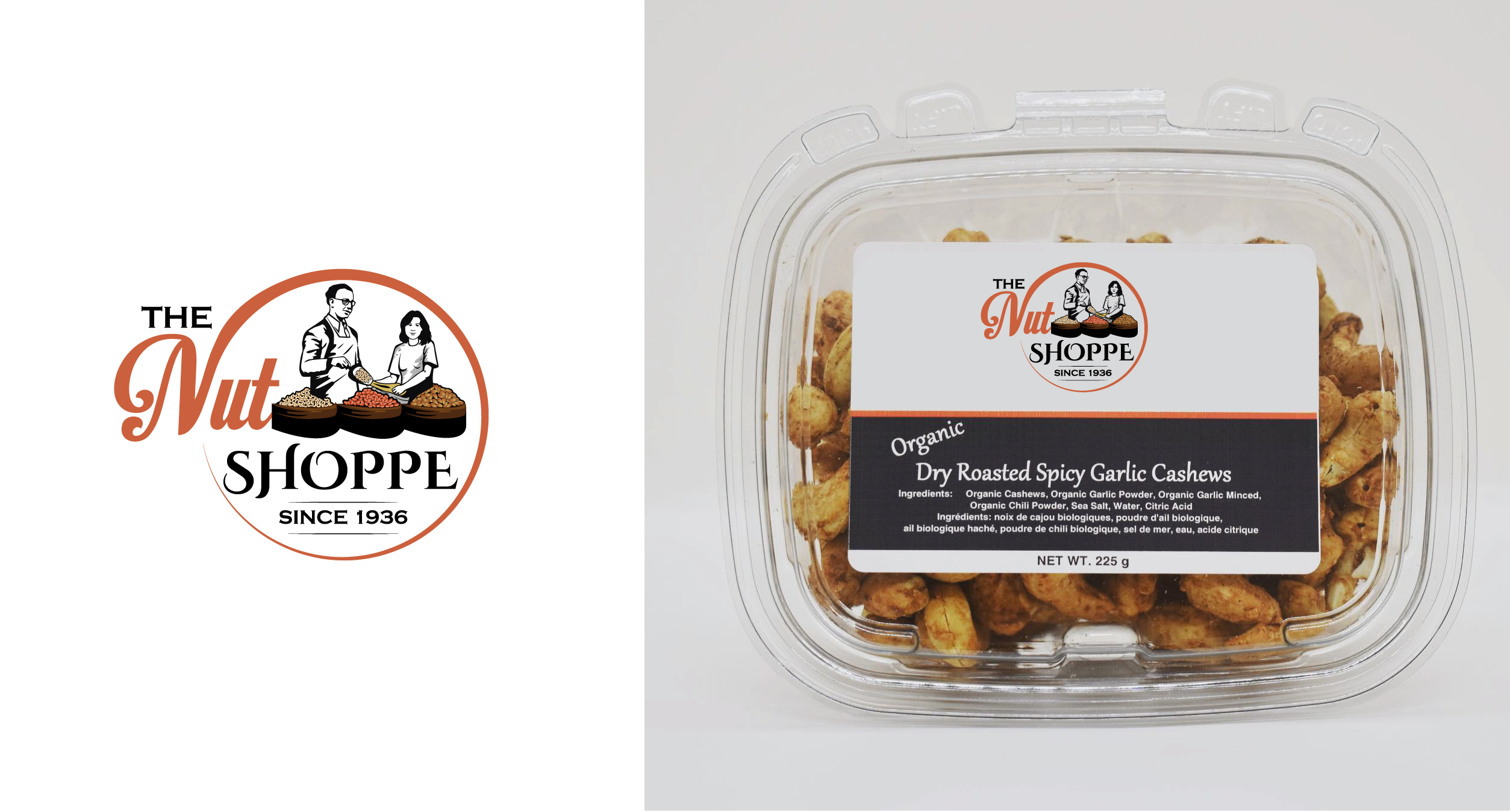Elegant, Playful, Nut and packaged snackes Logo Design for The Nut Shoppe Since 1936 by Juli ...