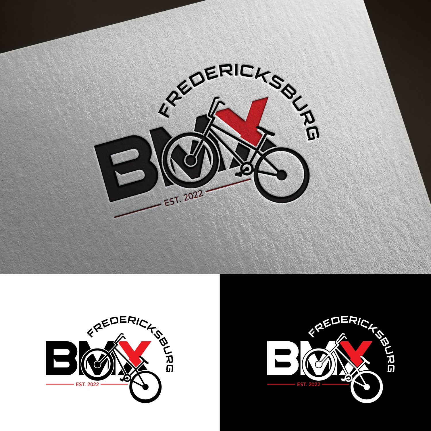 Elegant, Playful, Bike Logo Design for Fredericksburg BMX est. 2022 by sankar999 | Design #29515679