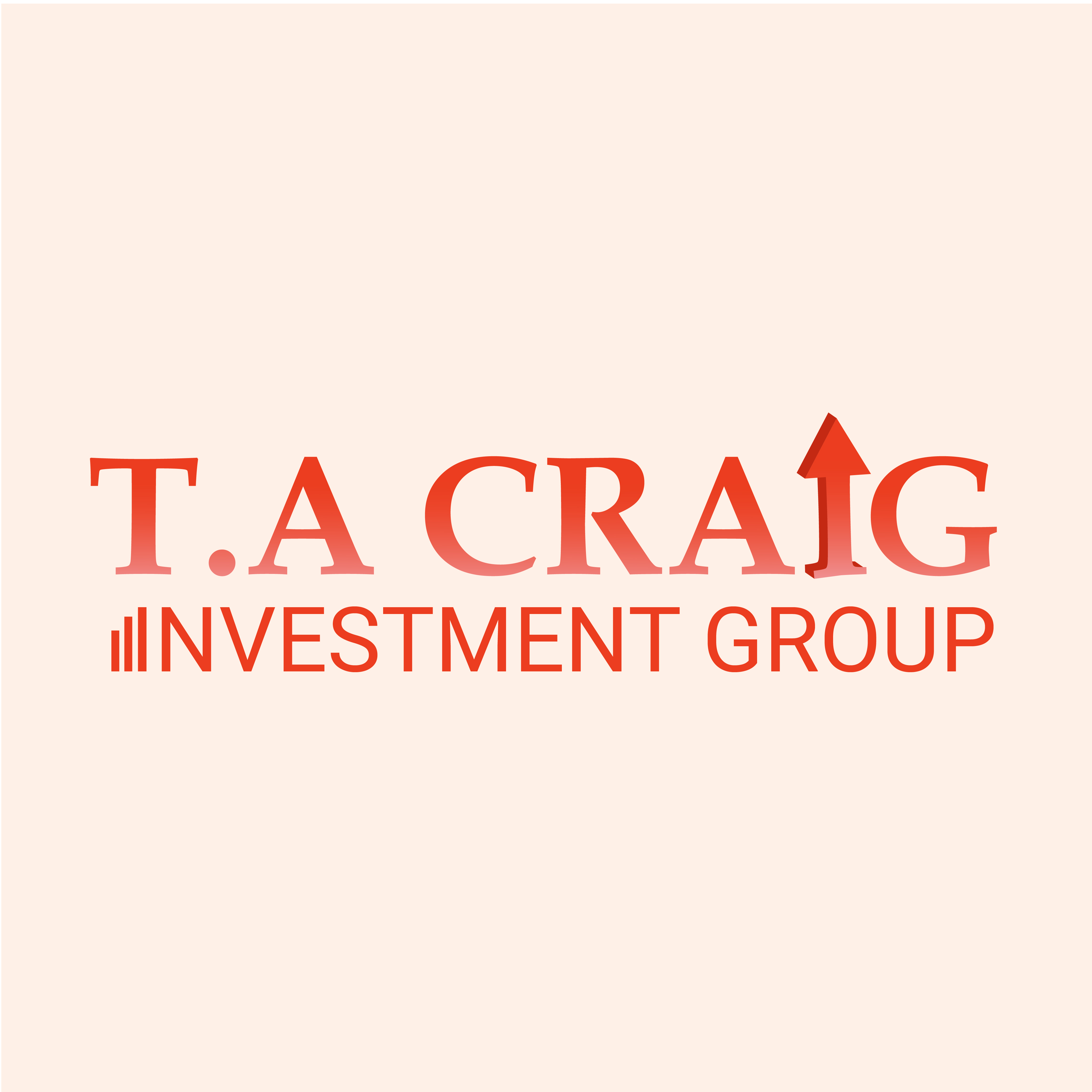 Elegant, Playful, Investment Firm Logo Design for T.A. CRAIG INVESTMENT ...