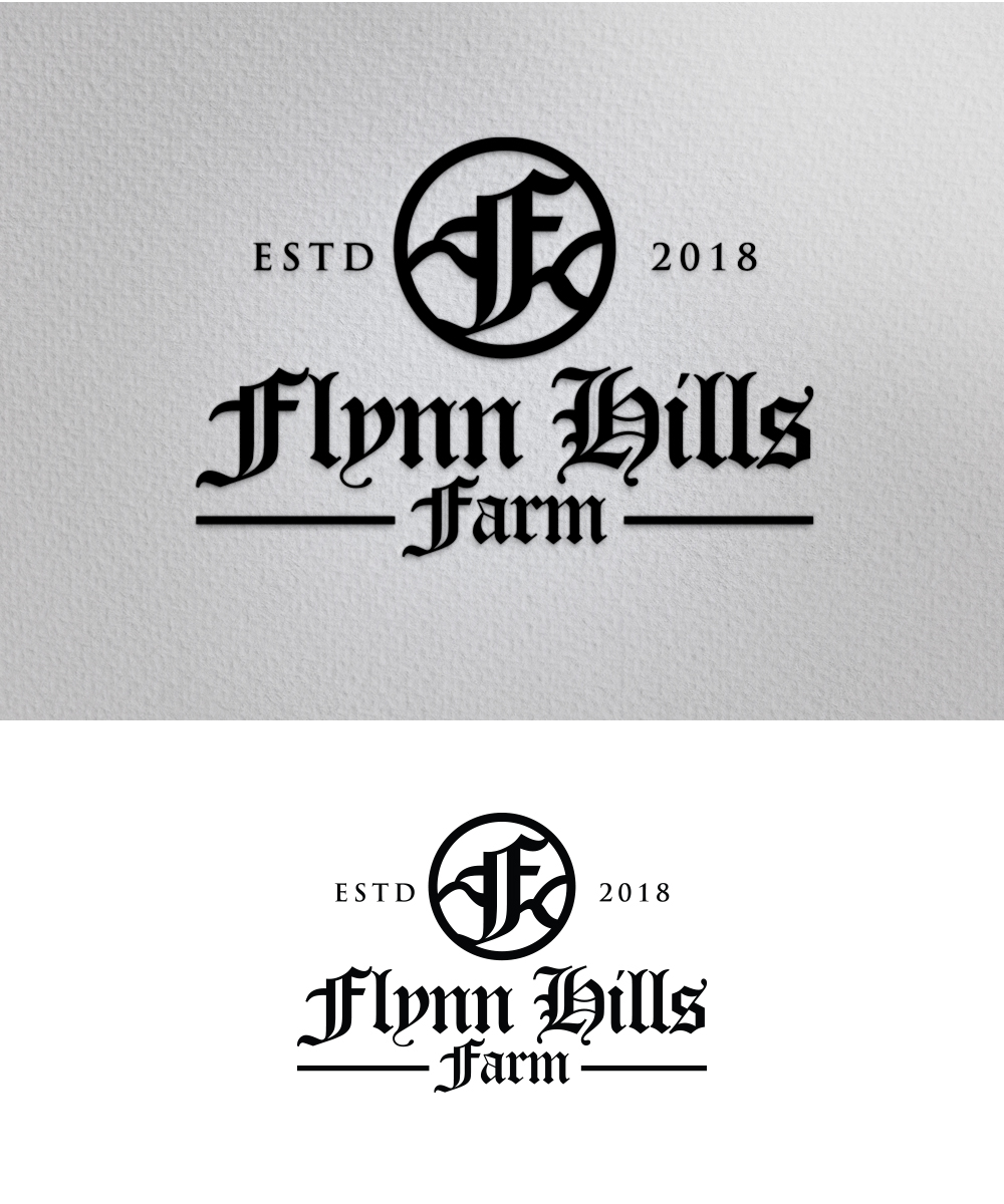 Elegant, Playful, Farming Logo Design for "Flynn Hills Farm" or an old ...