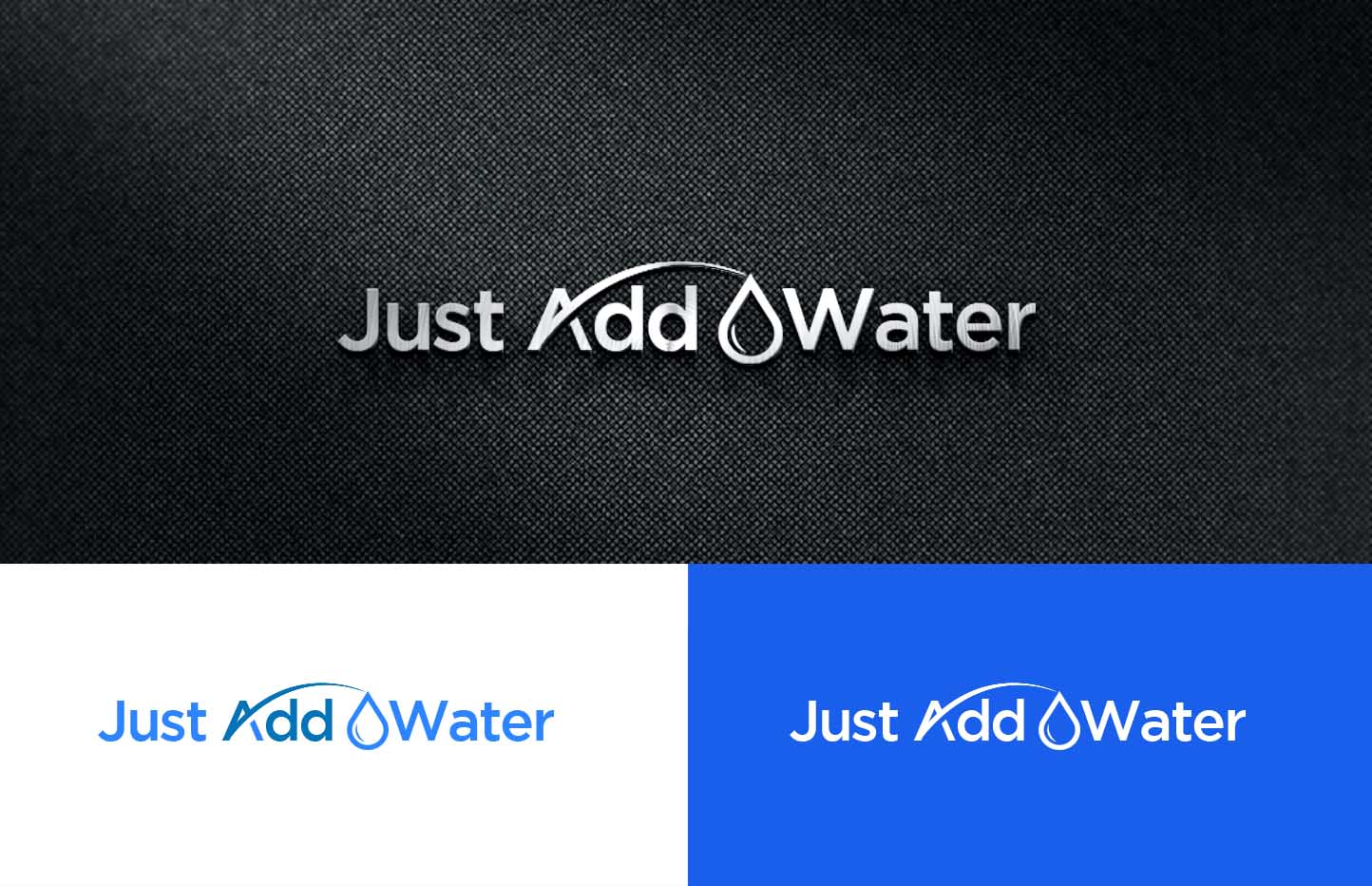 Logo Design for Just Add Water by DubaiArts | Design #29541105
