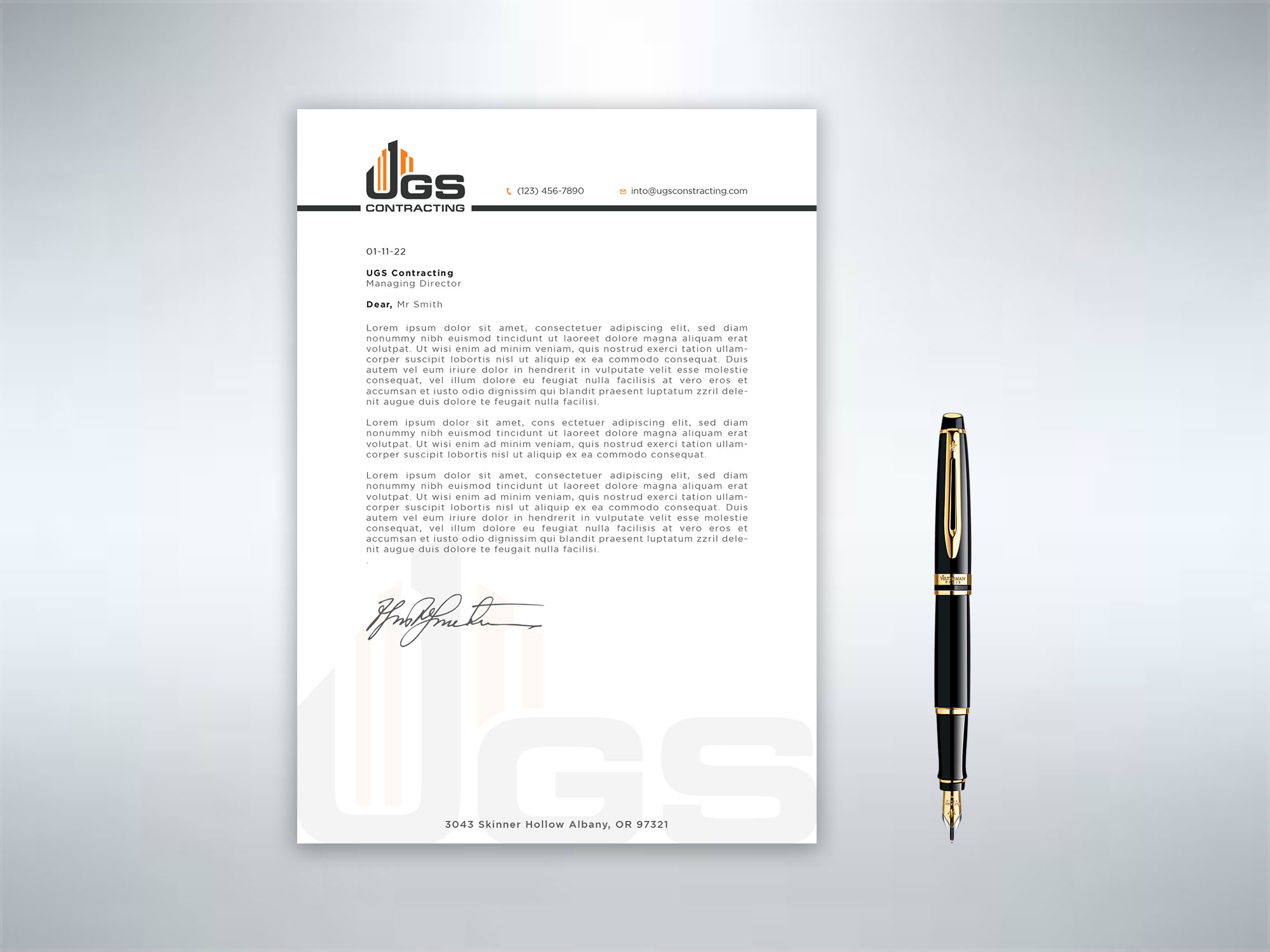 Serious, Professional, Construction, Development Letterhead Design for ...