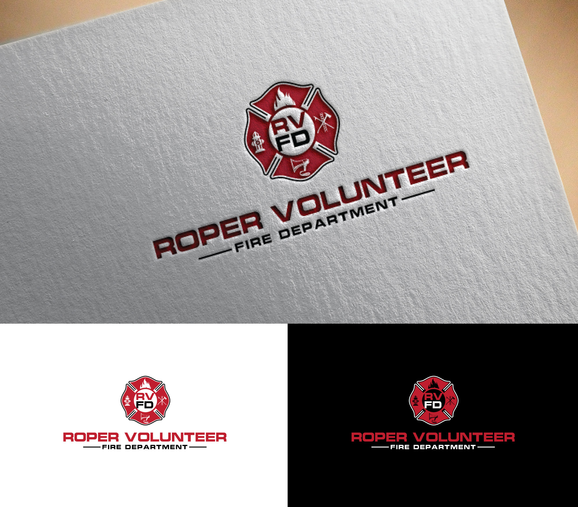Bold, Modern, Fire Department Logo Design for Roper Volunteer Fire ...