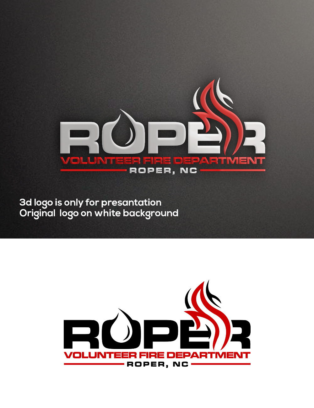 Bold, Modern, Fire Department Logo Design for Roper Volunteer Fire ...