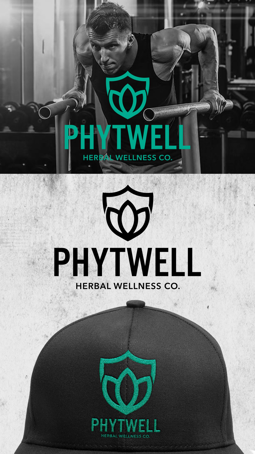 Masculine, Upmarket, Health & Wellness Logo Design for PHYTWELL, herbal ...